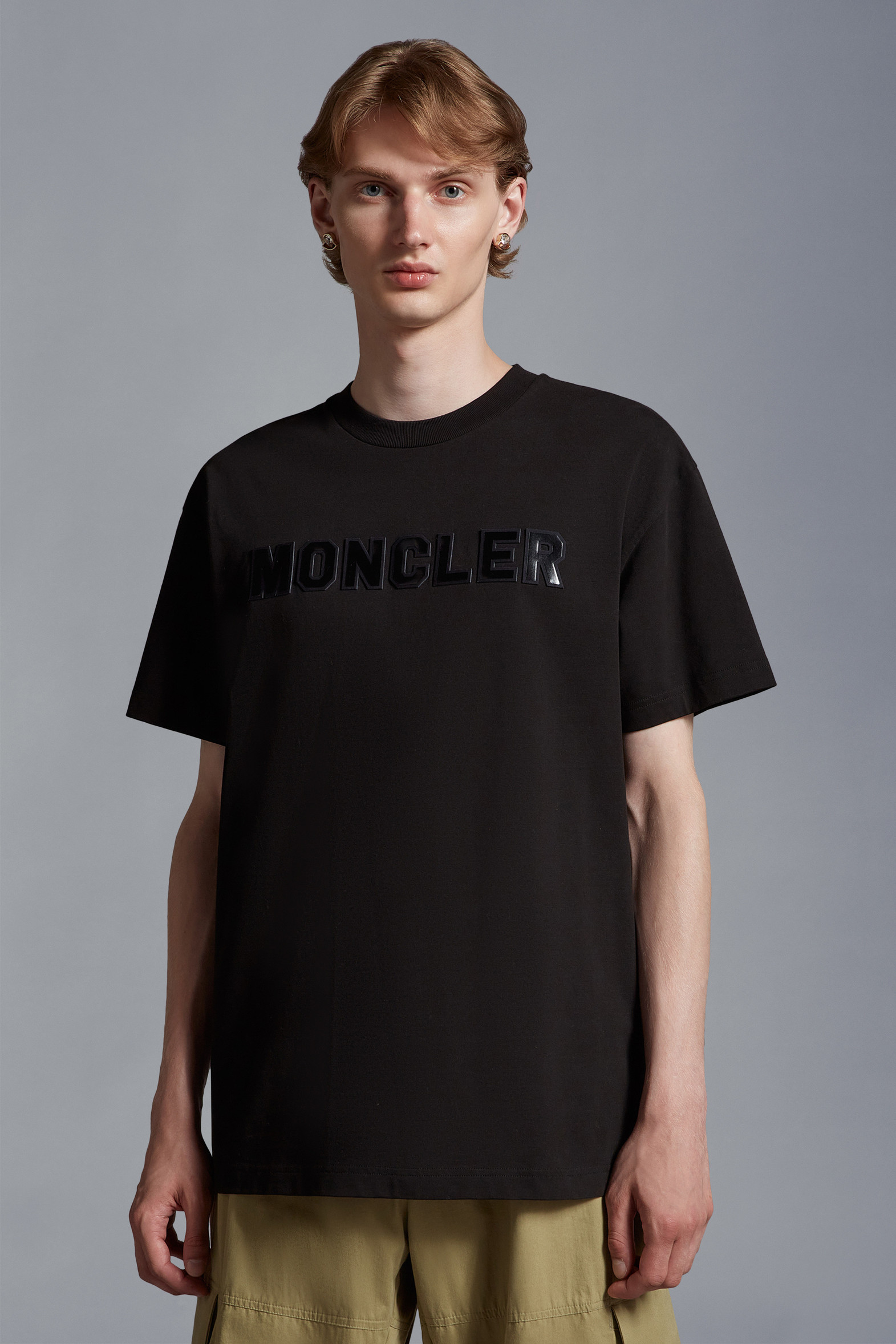 Black Mirror Logo T-Shirt - Polos & T-shirts for Men | Moncler HK