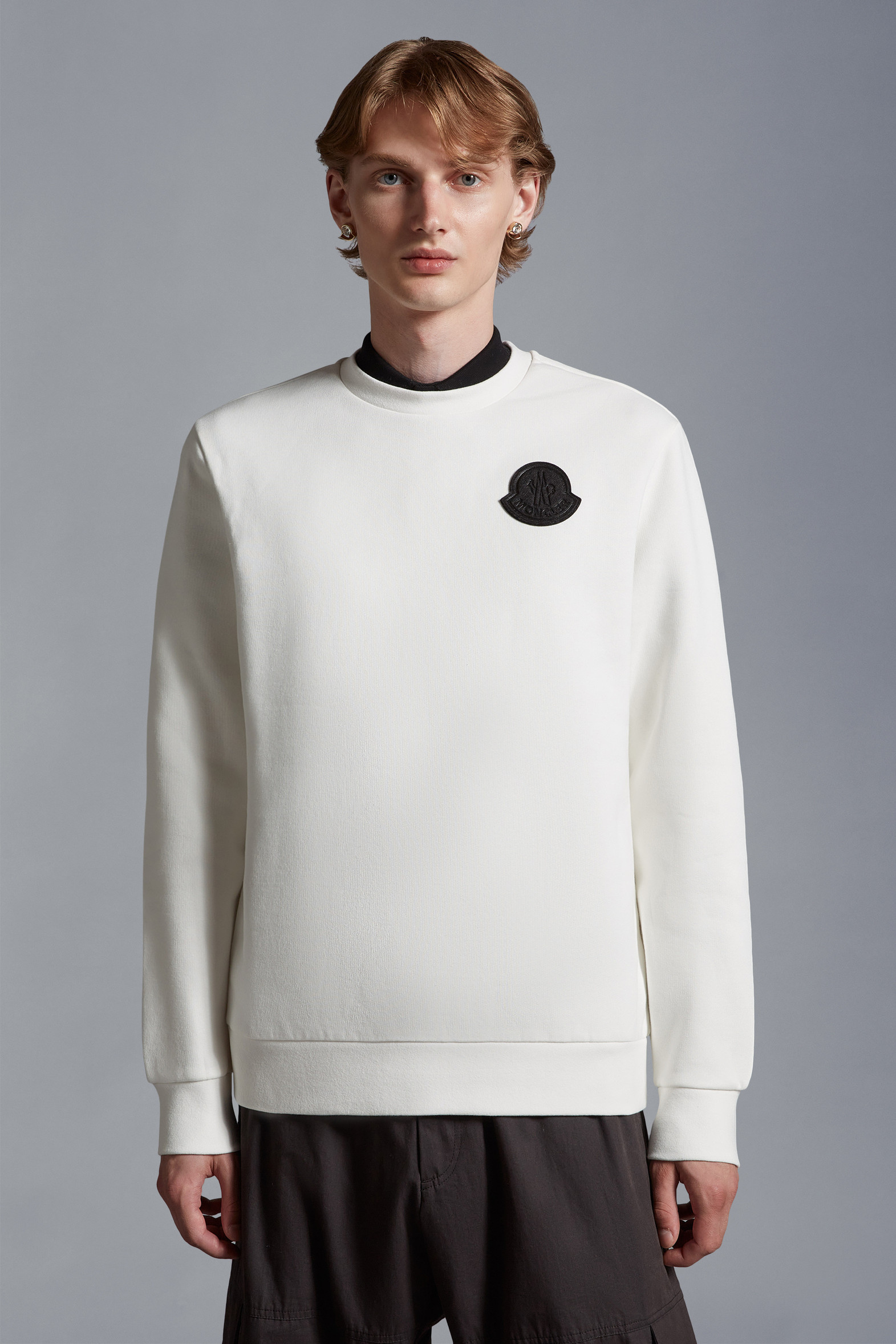 Felpa logata Bianco - Felpe Uomo | Moncler IT