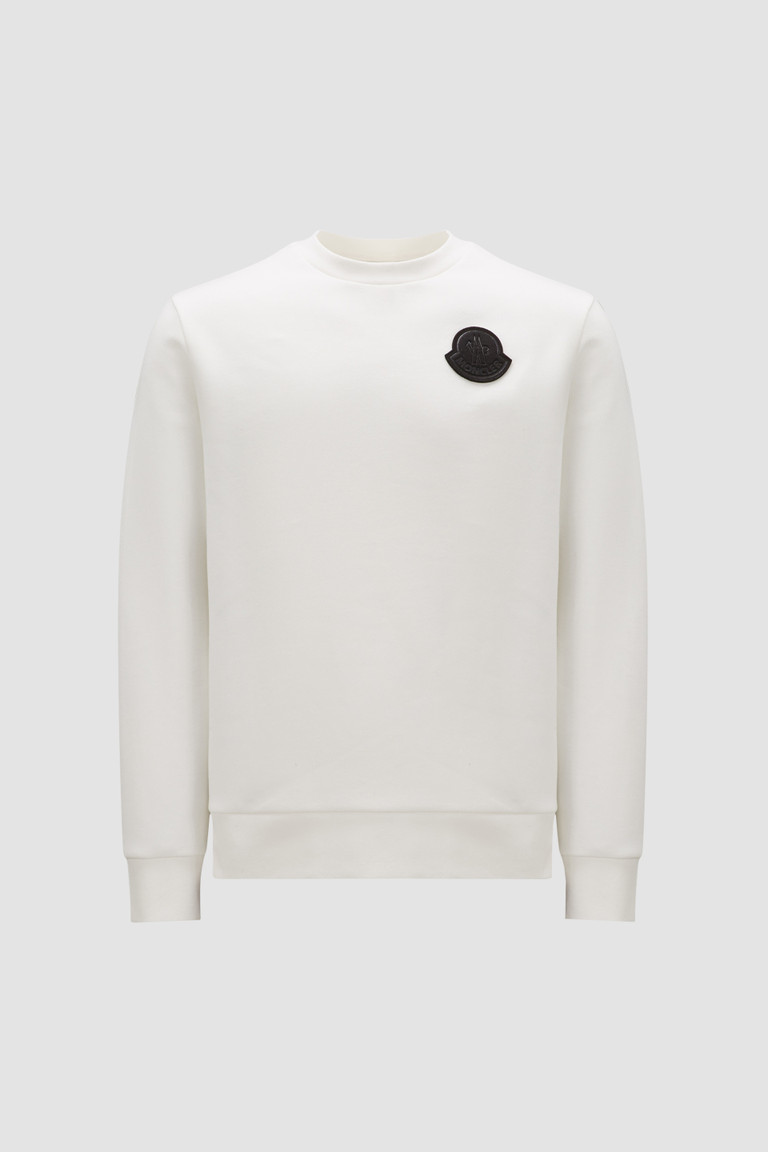 Felpa logata Bianco - Felpe Uomo | Moncler IT