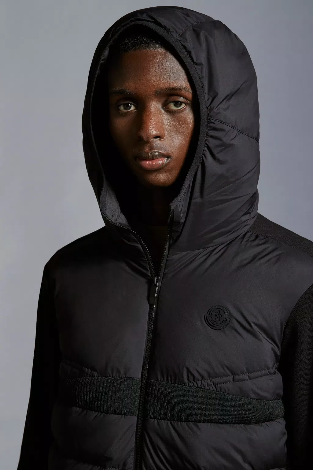Sudadera Con Capucha Y Cremallera Negro Jerséis Y Cárdigans De Hombre
