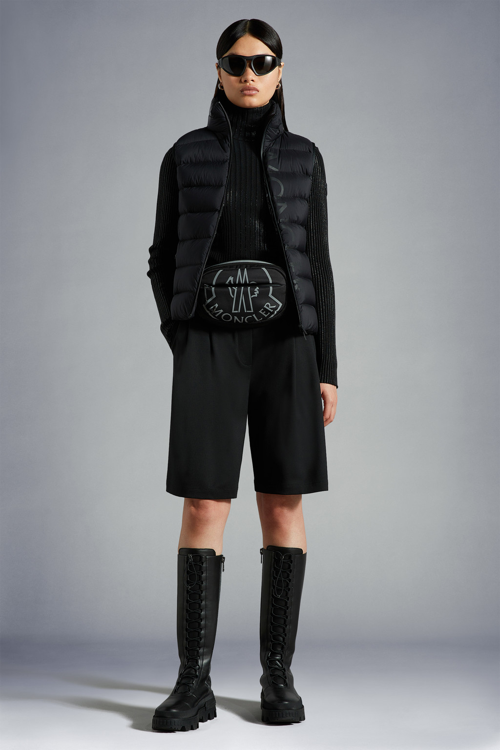 Black Blavet Down Gilet - Vests for Women | Moncler HR