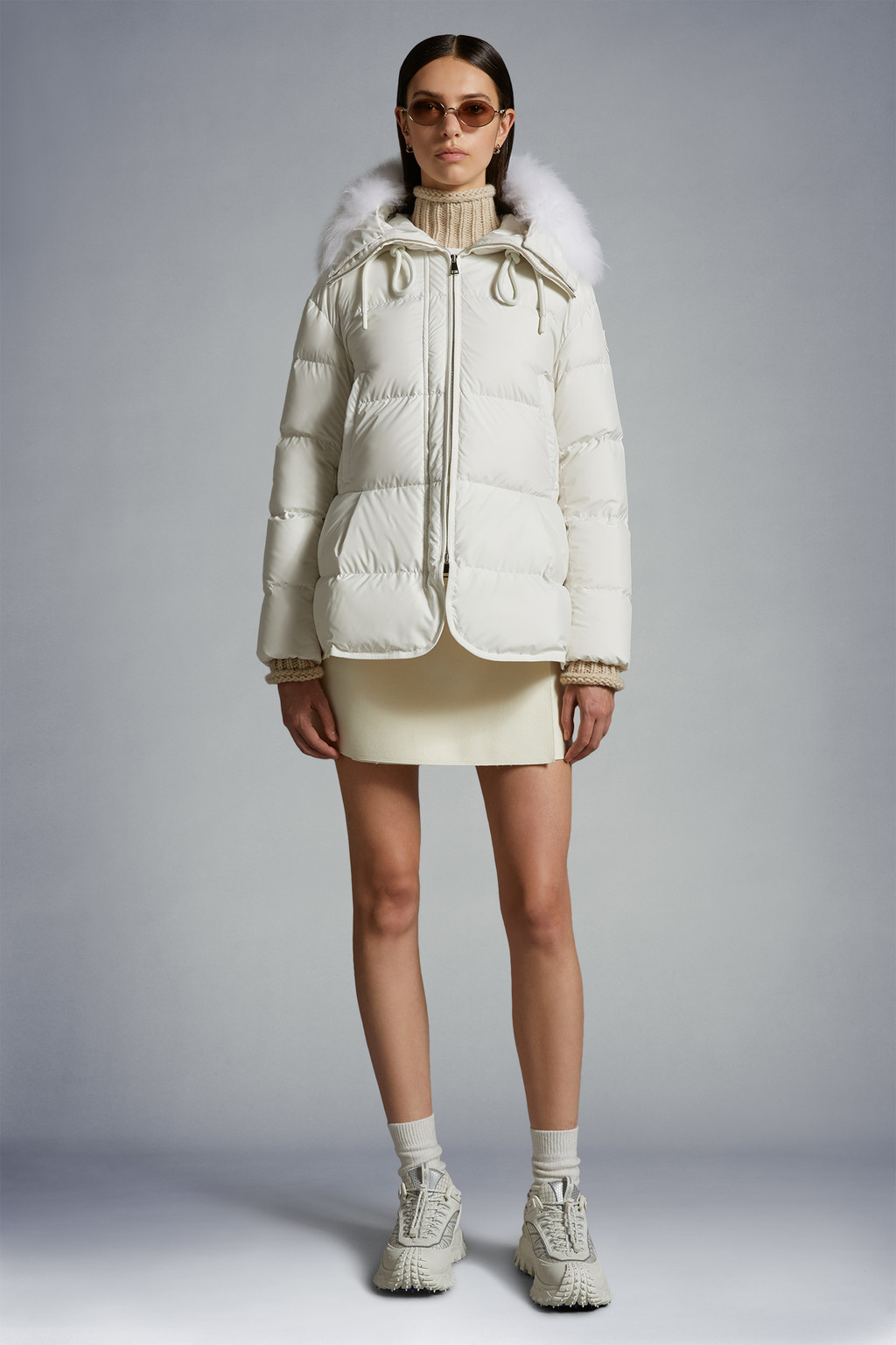 Off White Aneth Short Down Jacket - Short Down Jackets for Women ...