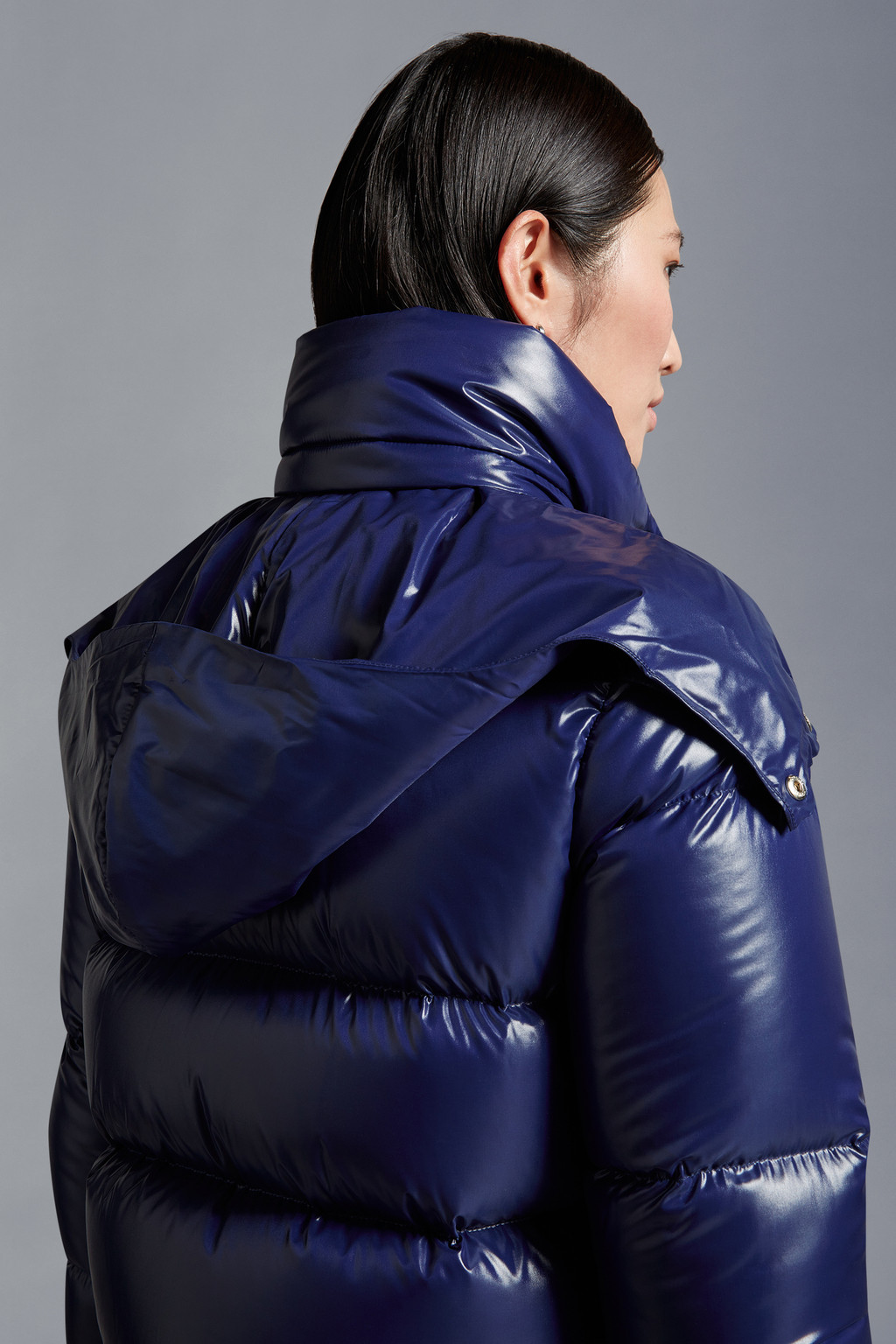 Blue Narmada Short Down Jacket - Short Down Jackets for Women | Moncler CH