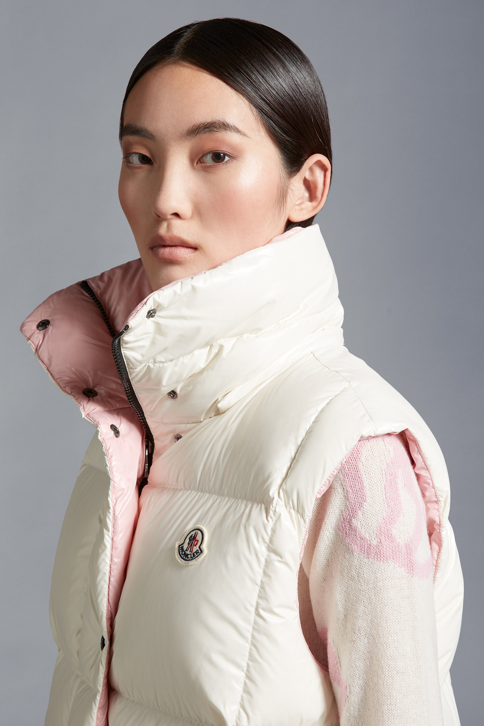 Chaleco acolchado Luzule Blanco - Chalecos de Mujer | Moncler US