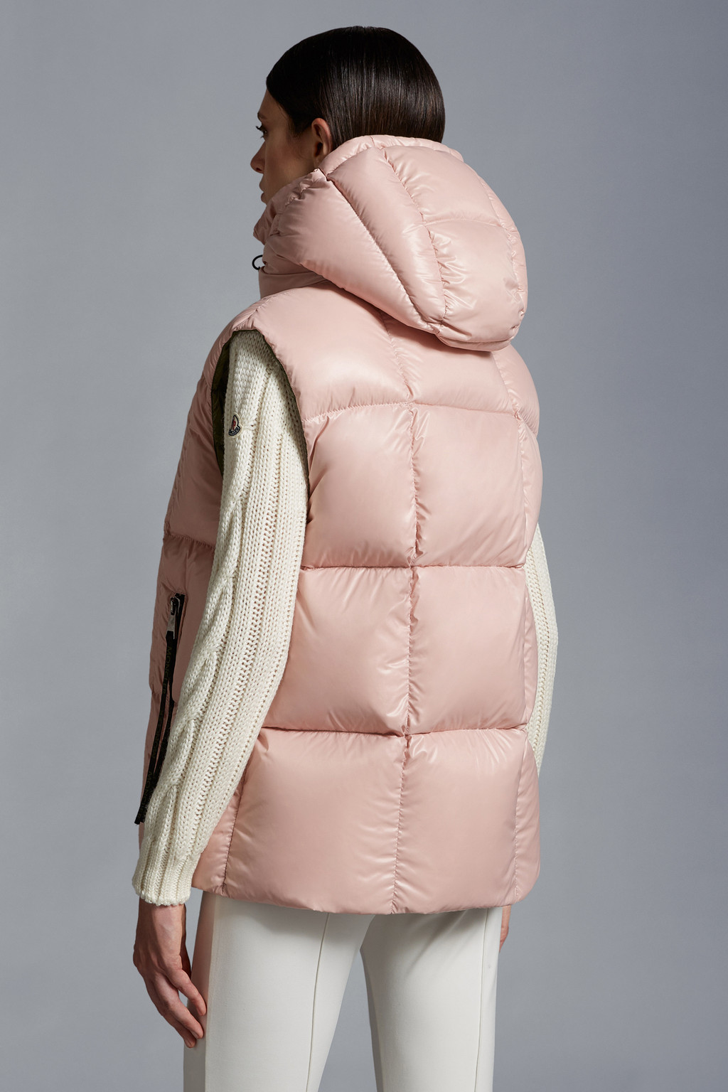 Chaleco acolchado Luzule Rosado claro - Chalecos de Mujer | Moncler ES
