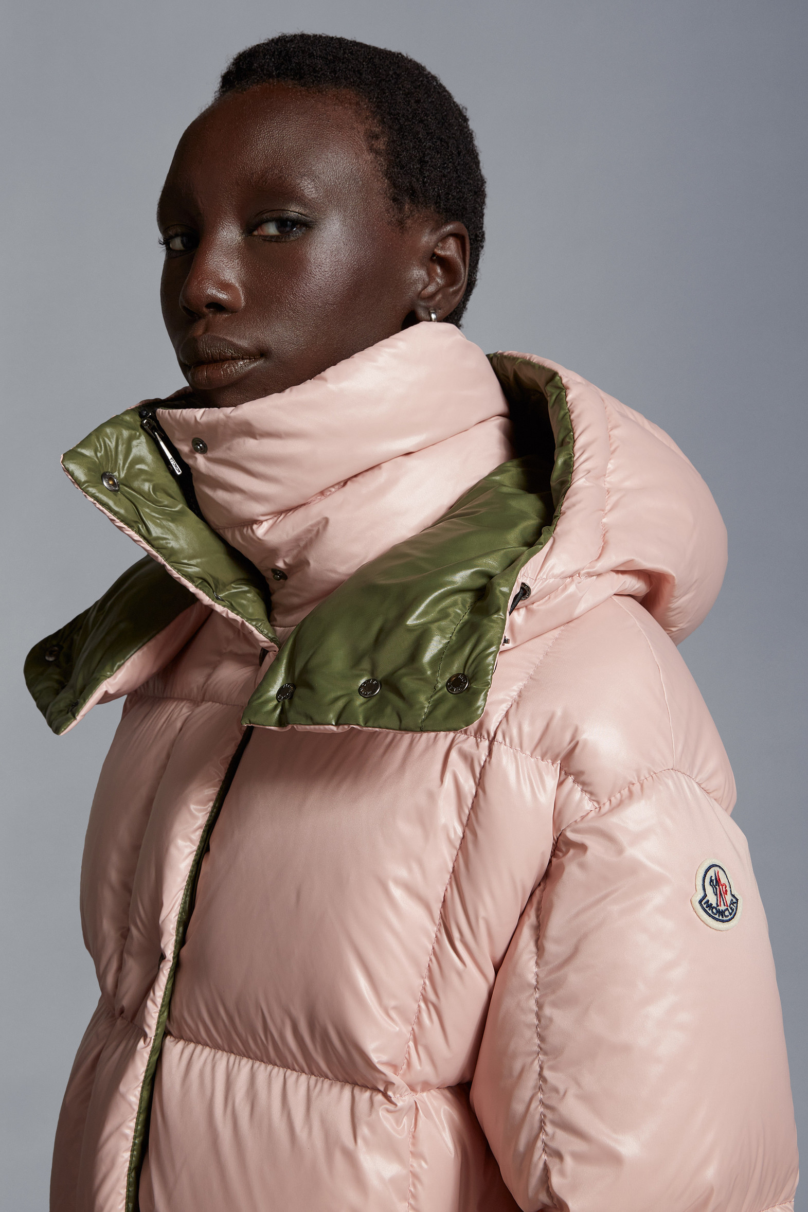 Light Pink Parana Short Down Jacket - Short Down Jackets for Women ...