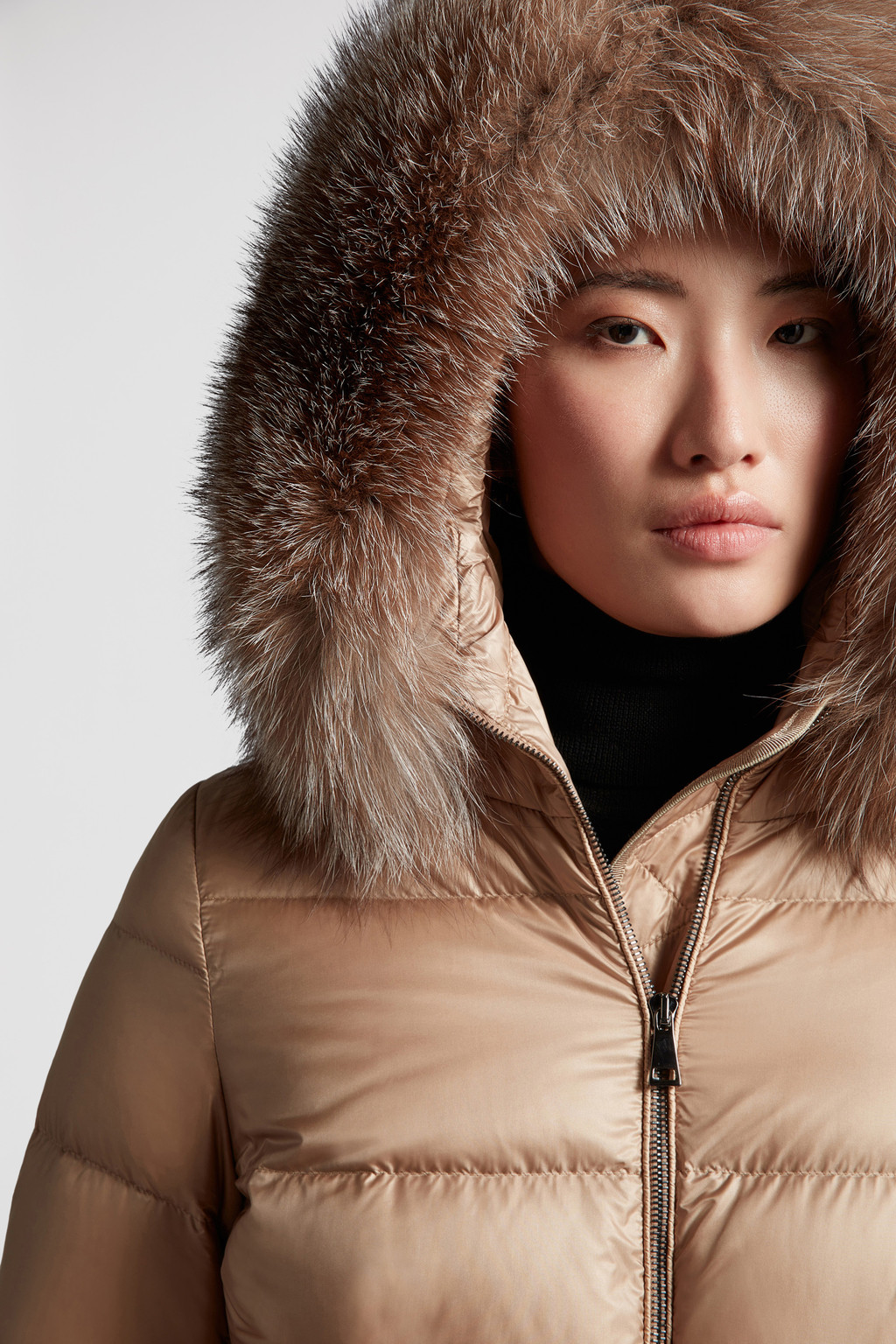 Beige Boed Short Down Jacket - Short Down Jackets for Women | Moncler DE