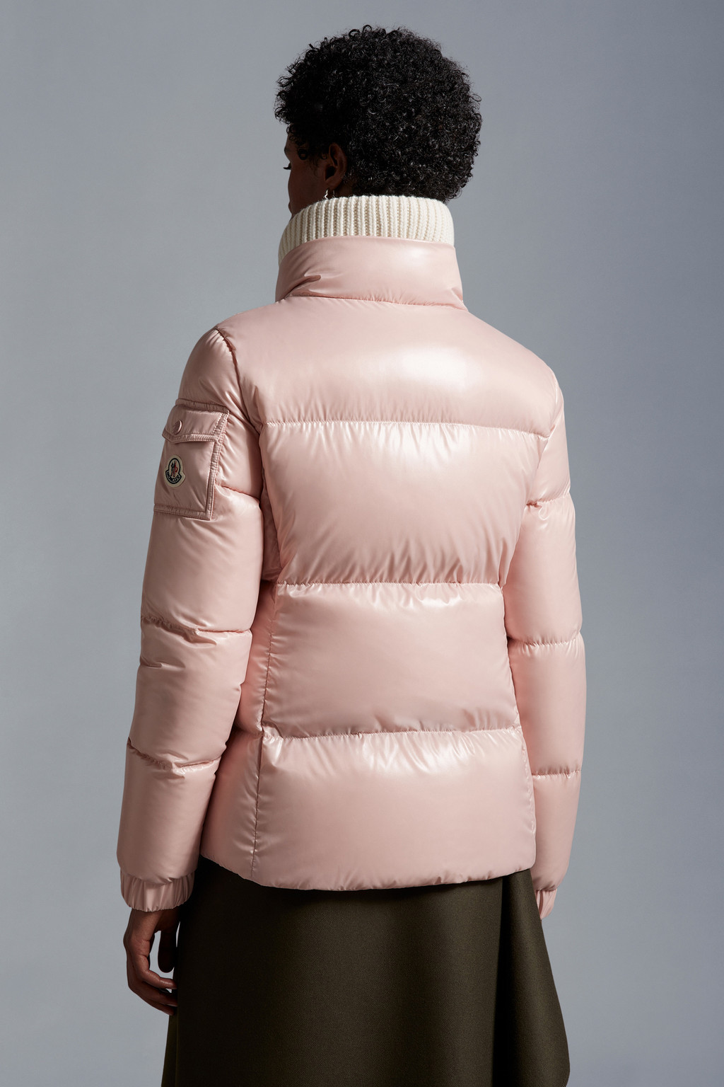 Light Pink Vistule Short Down Jacket - Short Down Jackets for Women ...