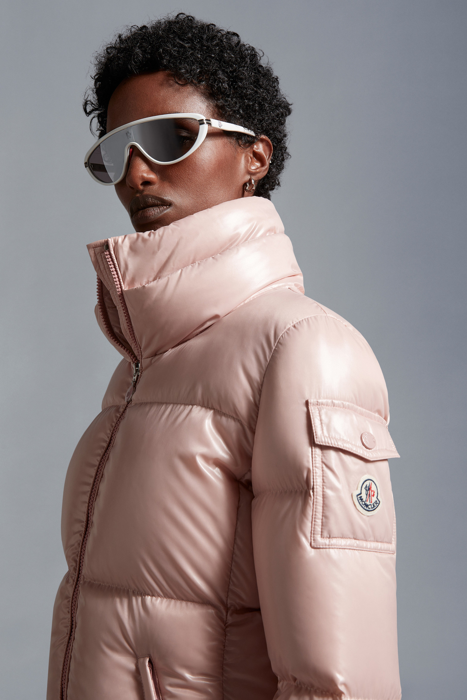 Light Pink Vistule Short Down Jacket - Short Down Jackets for Women ...