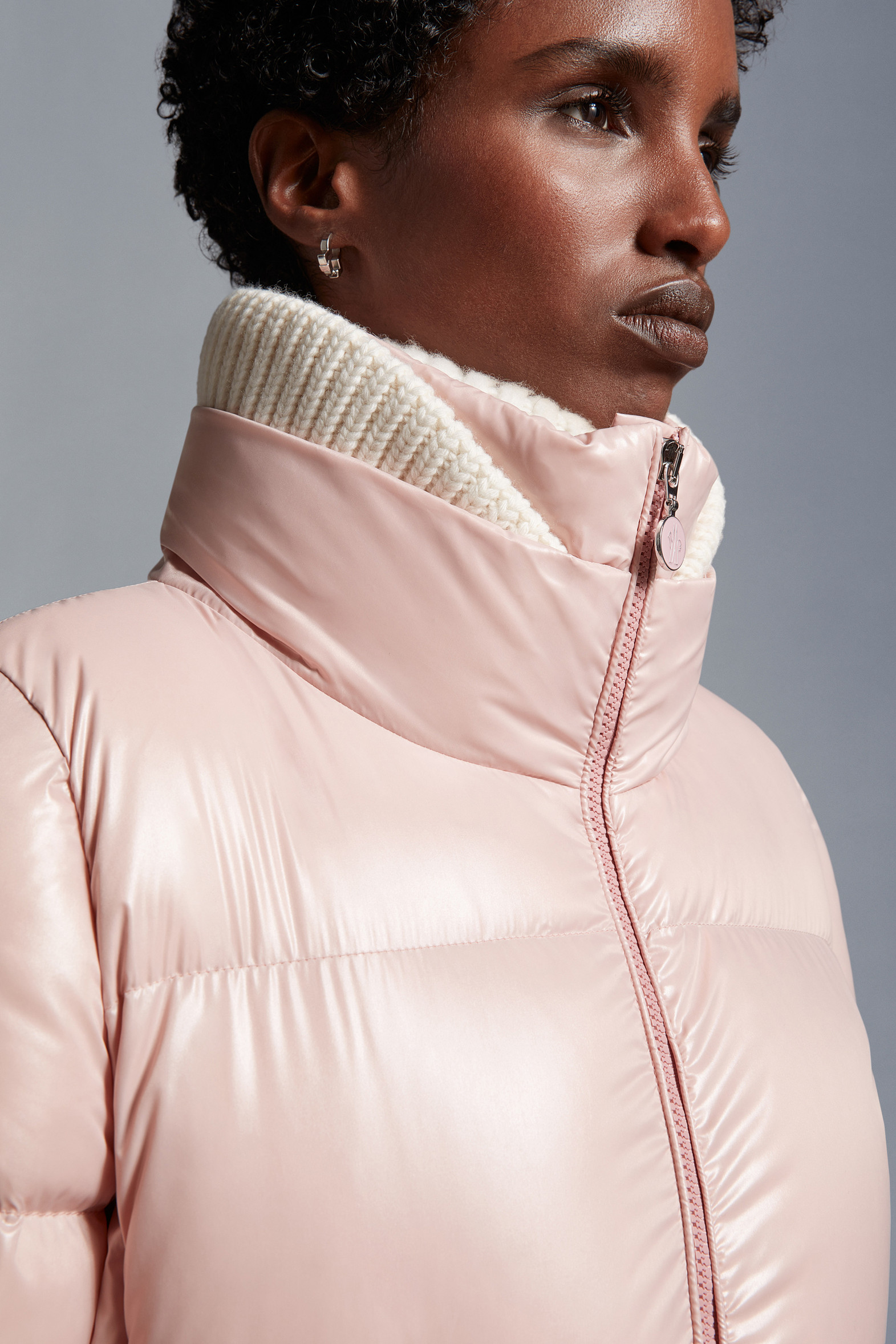 Light Pink Vistule Short Down Jacket - Short Down Jackets for Women ...