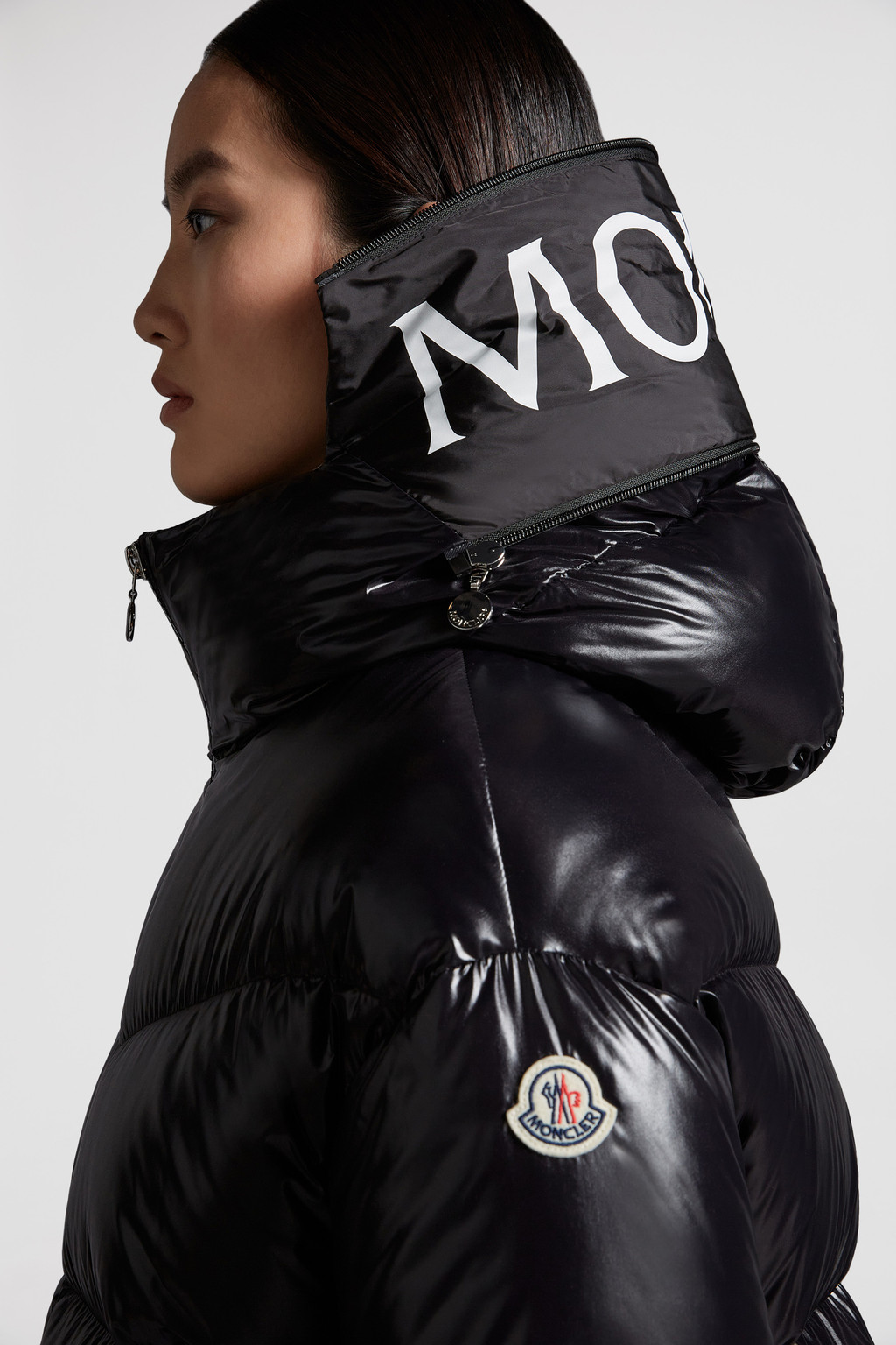 Plumífero corto Huppe Negro - Plumíferos cortos de Mujer | Moncler ES