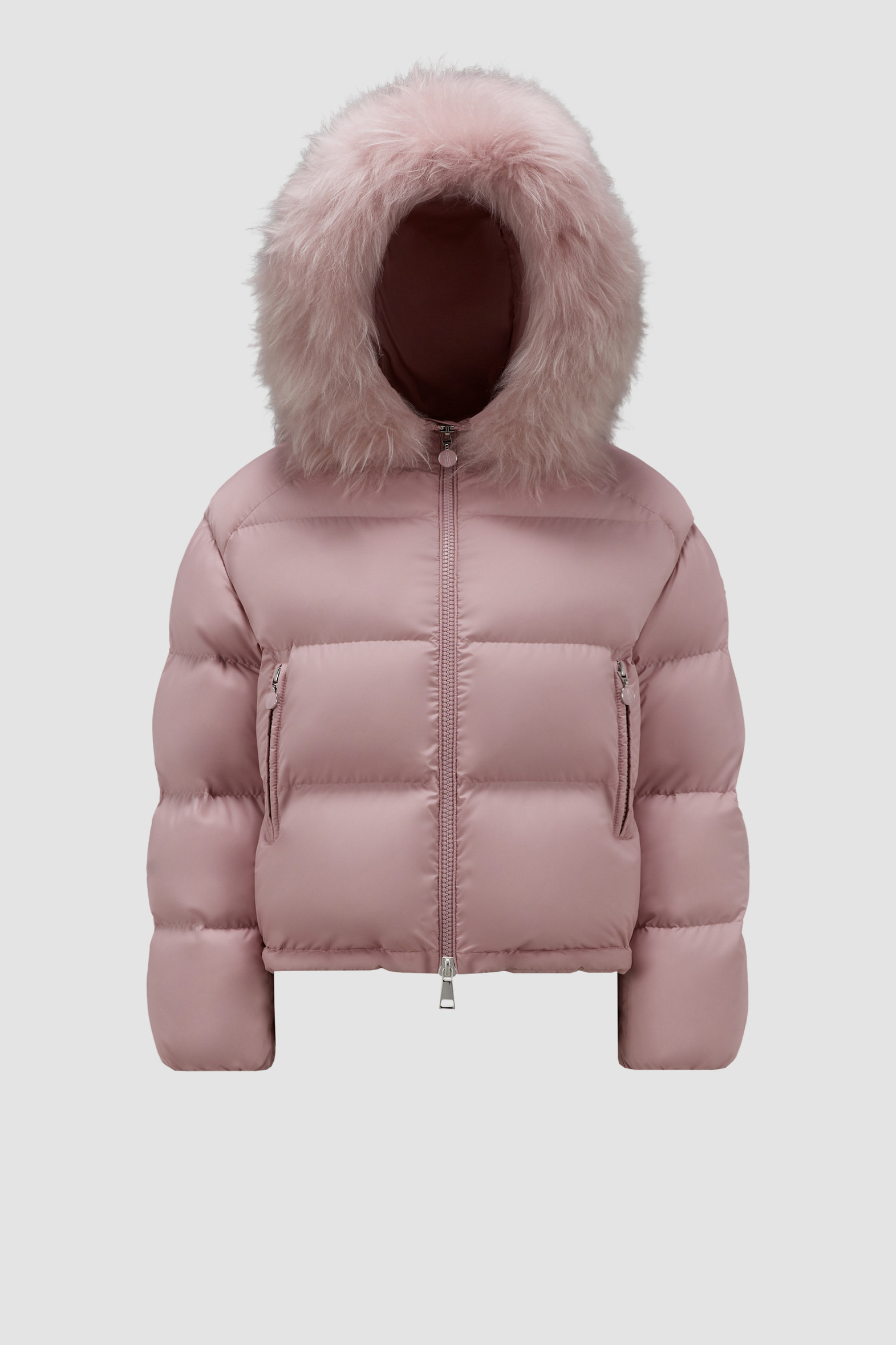 Light Pink Mino Short Down Jacket - Short Down Jackets for Women ...