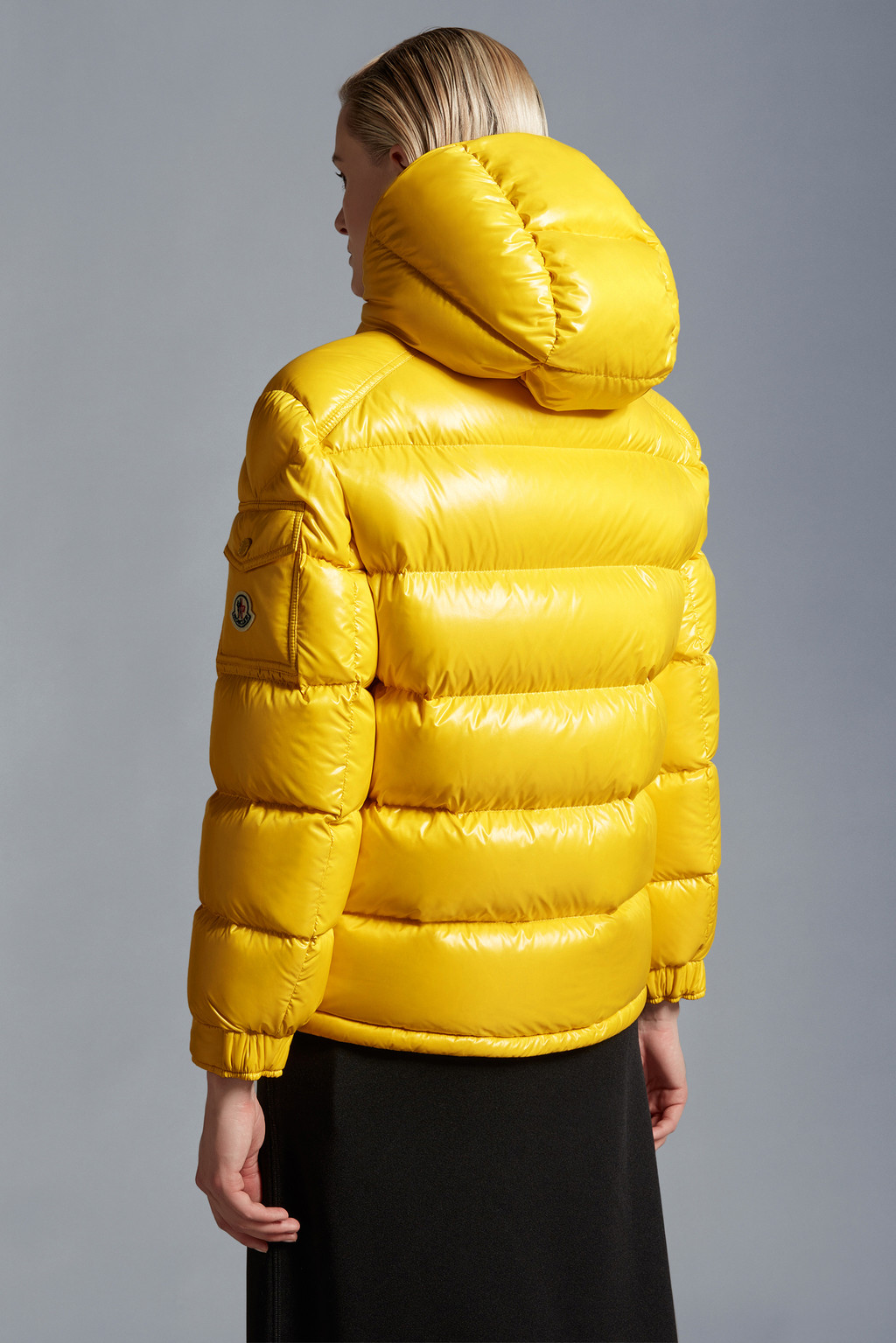Bright Yellow Maire Short Down Jacket - Short Down Jackets for Women ...