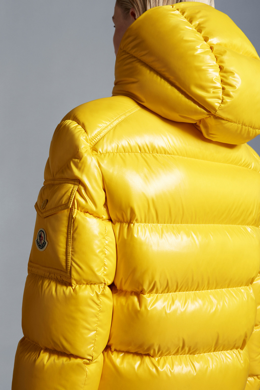 Bright Yellow Maire Short Down Jacket - Short Down Jackets for Women ...