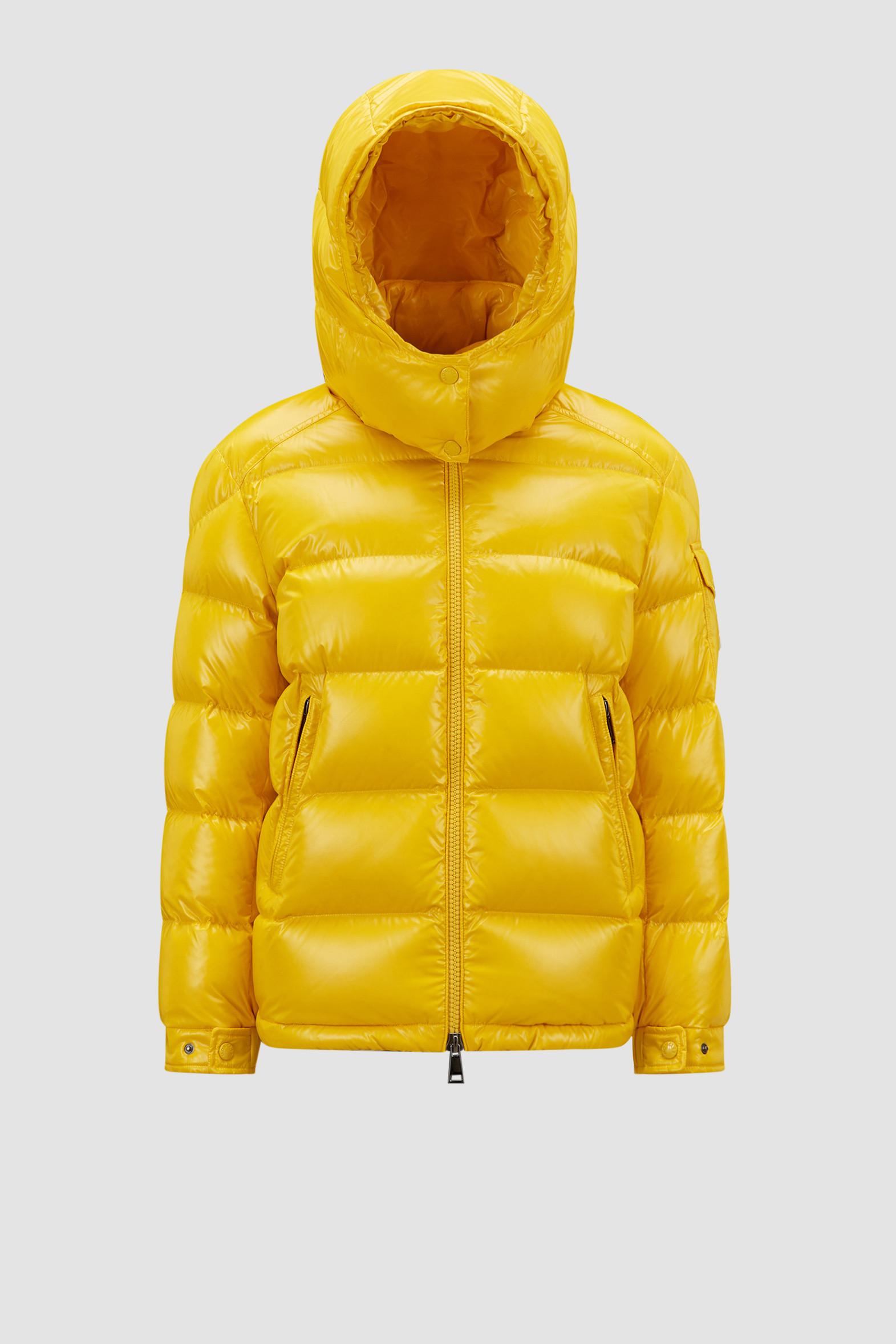 Bright Yellow Maire Short Down Jacket - Short Down Jackets for Women ...