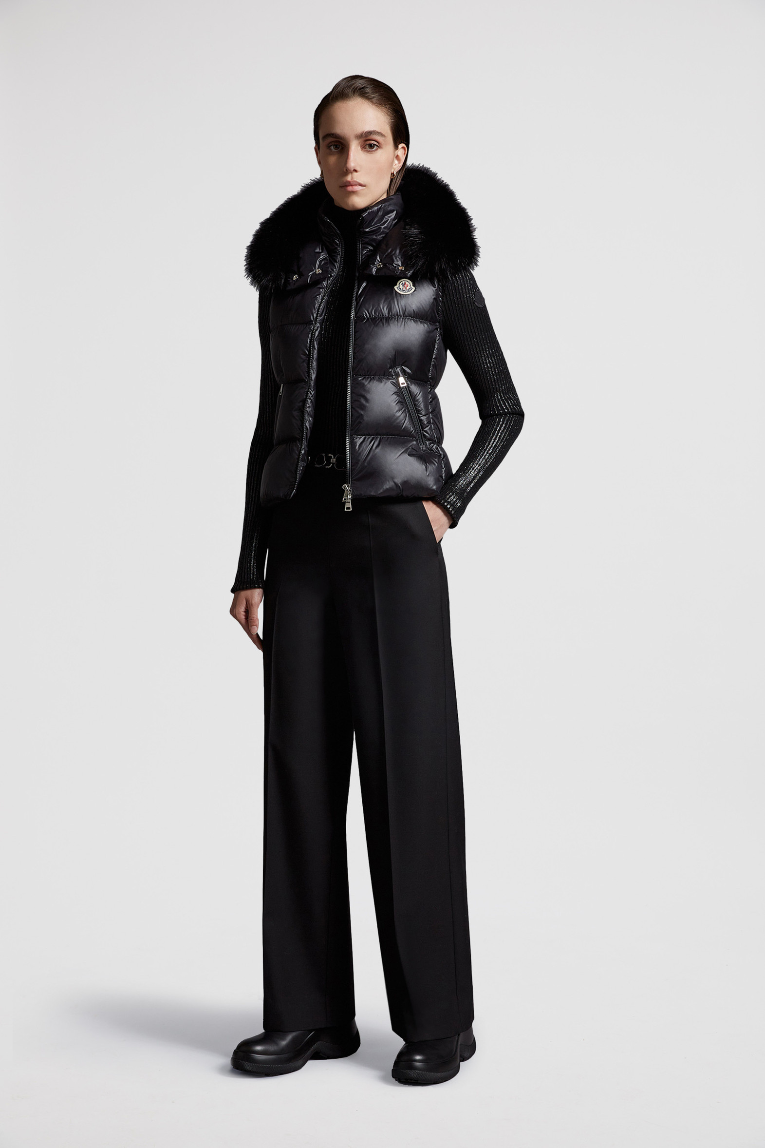 Gallinule Daunenweste Schwarz - Westen für Damen | Moncler DE