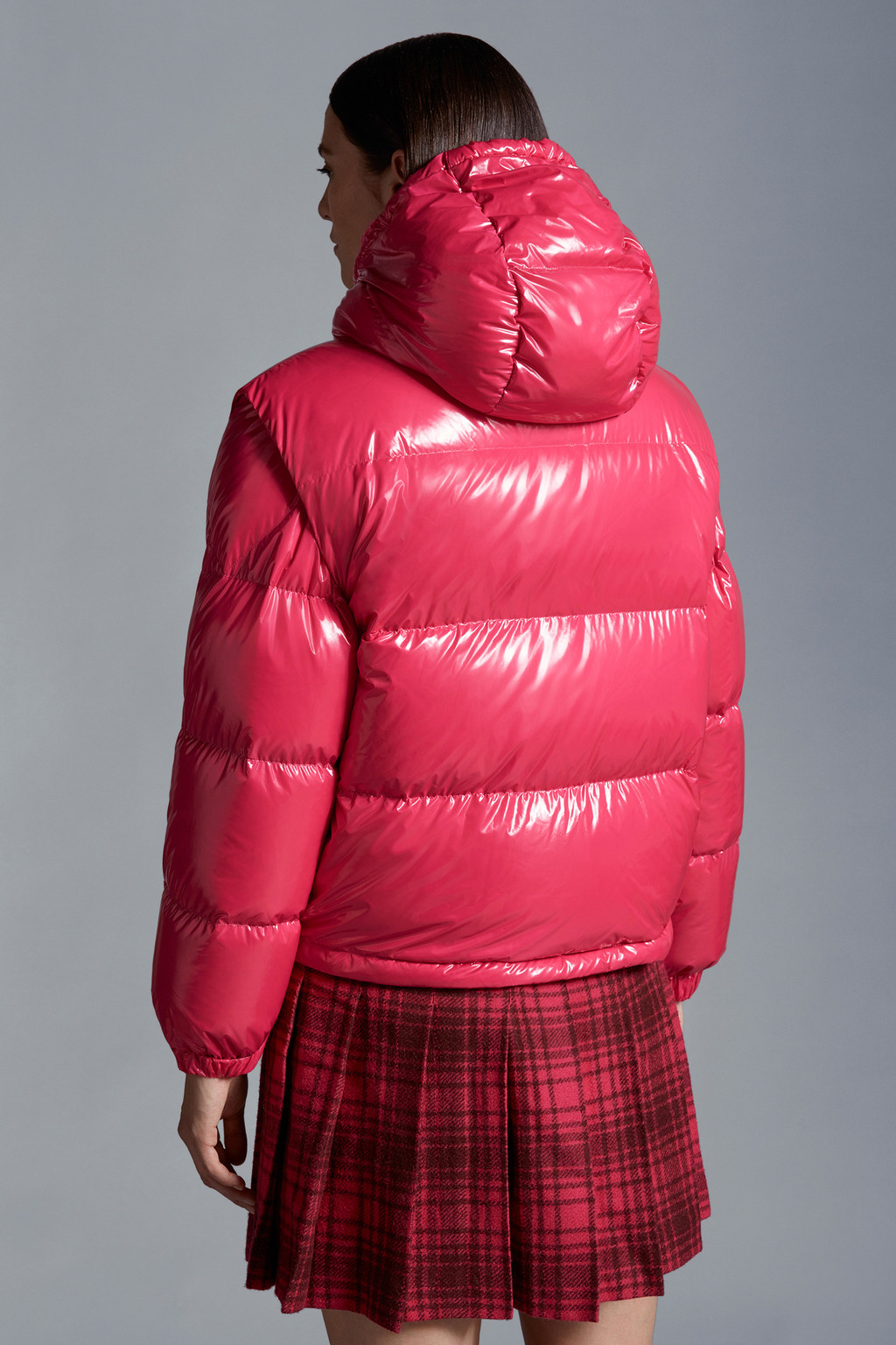 Fuchsia Moncler Karakorum Short Down Jacket Women - Short Down Jackets ...