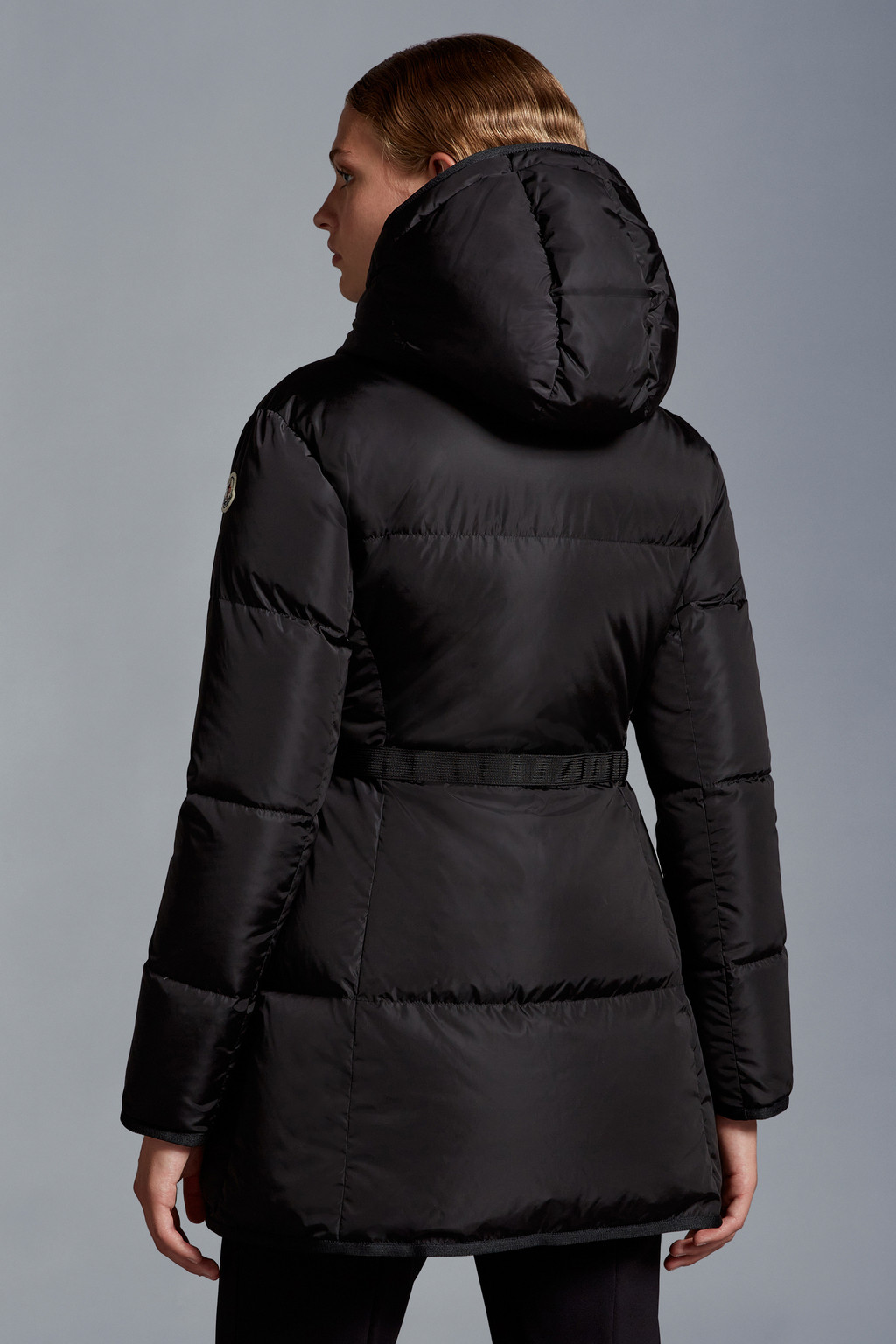Black Sirli Short Down Jacket - Short Down Jackets for Women | Moncler SK