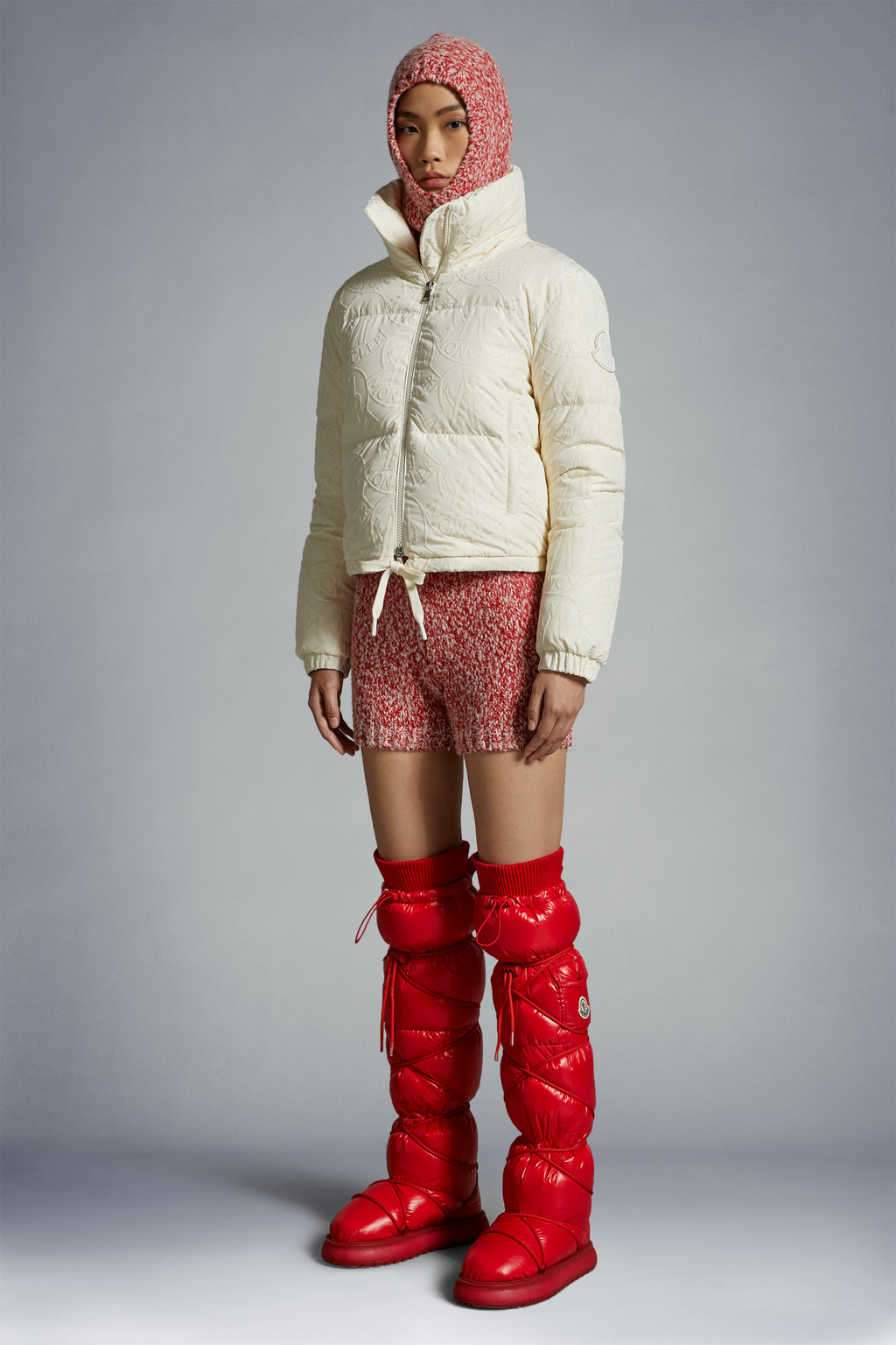 White Arvouin Short Down Jacket - Short Down Jackets for Women | Moncler GB