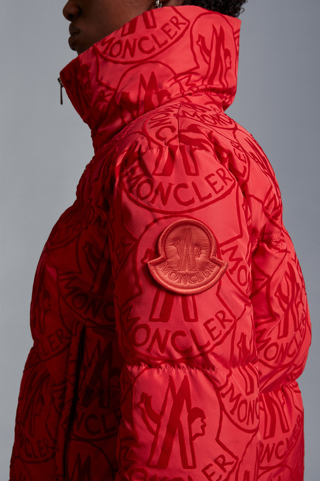 Red Merle Short Down Jacket - Short Down Jackets for Women | Moncler CA