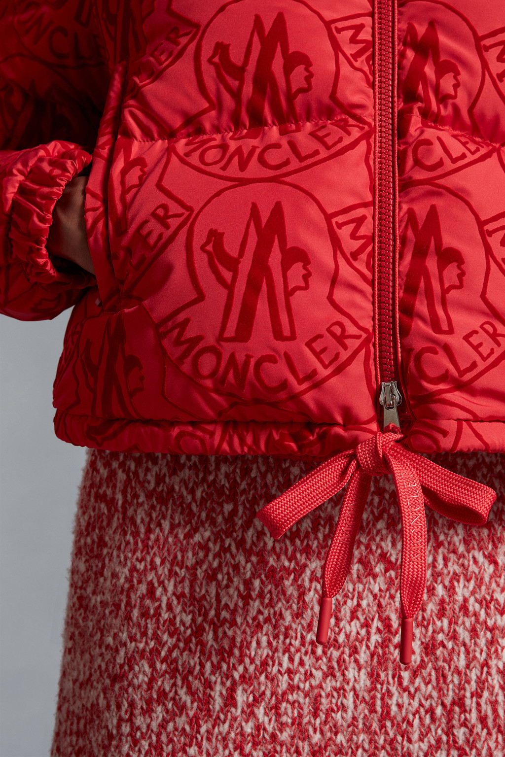Red Merle Short Down Jacket - Short Down Jackets for Women | Moncler CA
