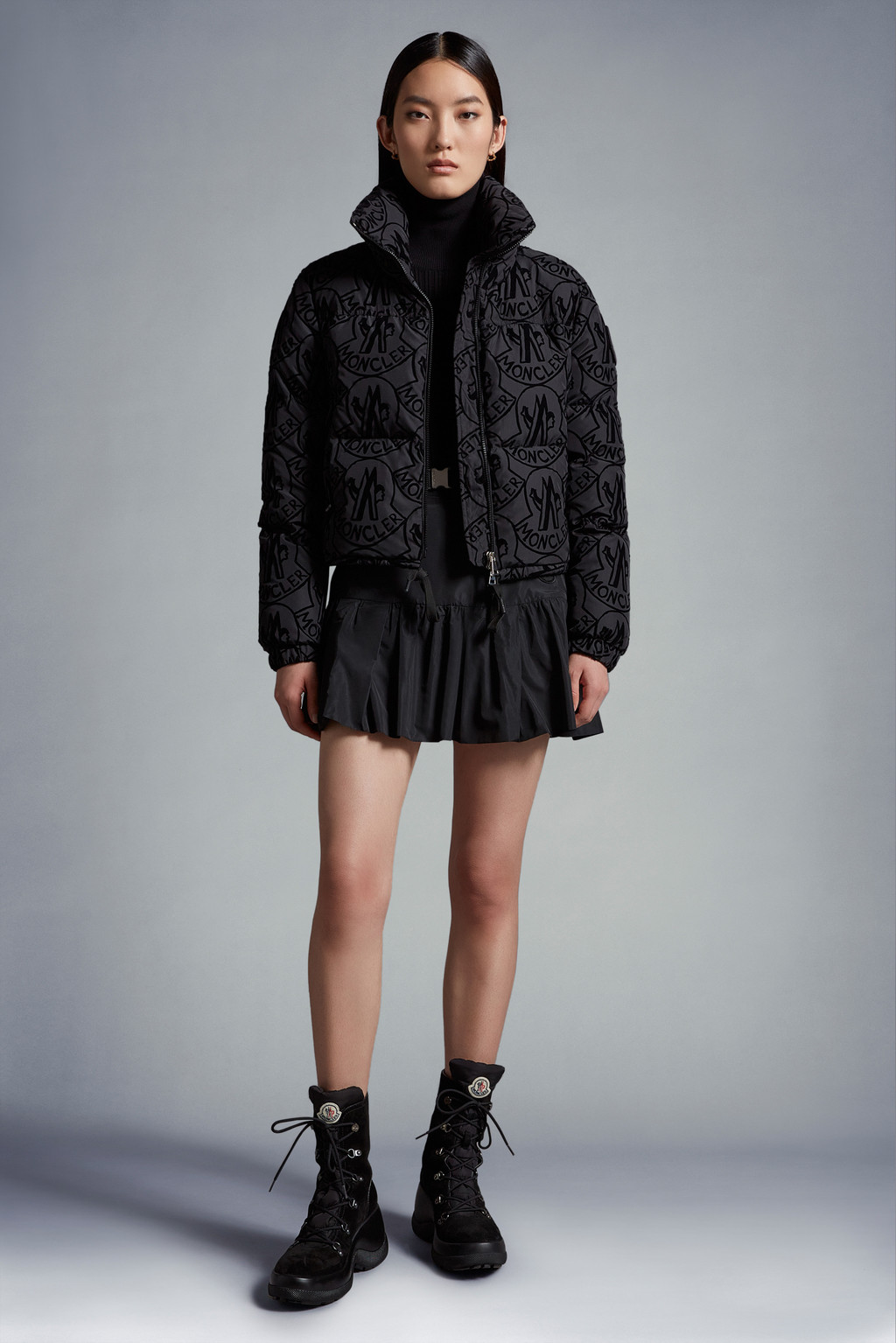 Black Morelans Short Down Jacket - Short Down Jackets for Women ...