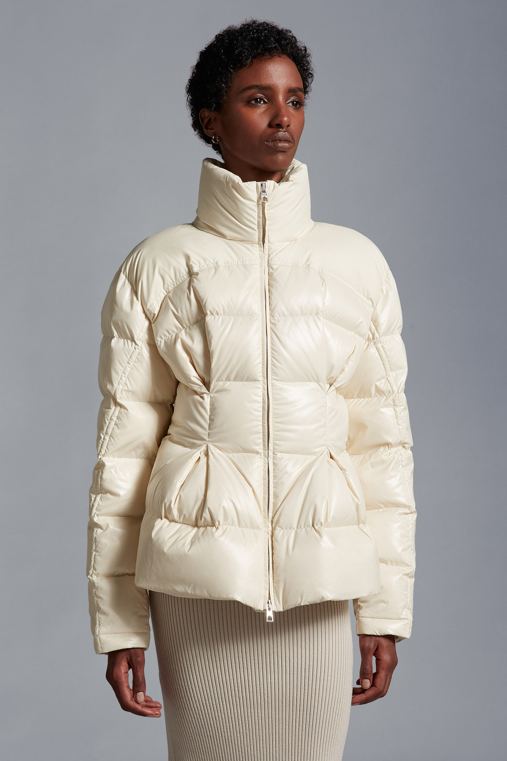 Off White Aneth Short Down Jacket - Short Down Jackets for Women ...