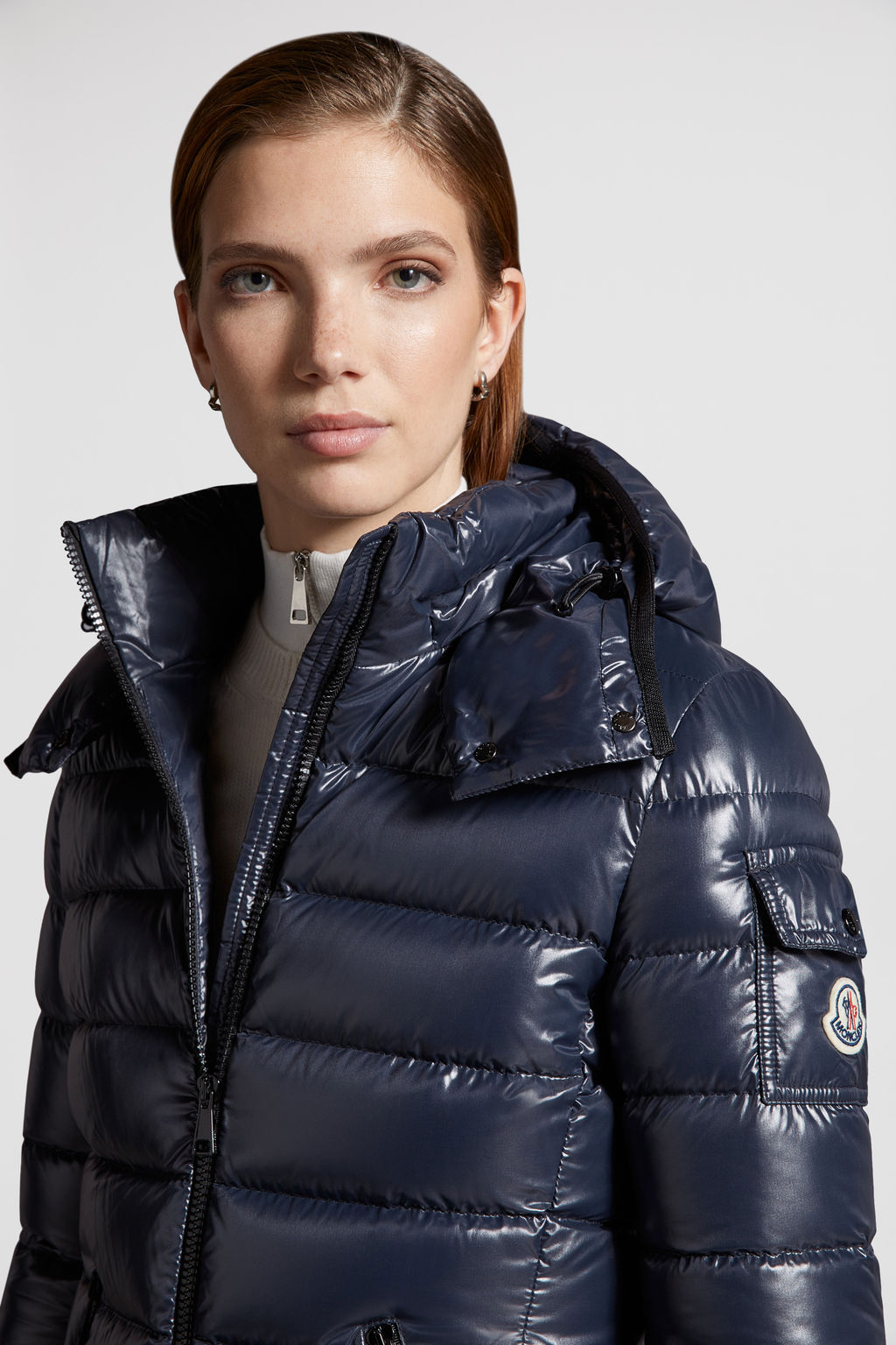 Night Blue Bady Short Down Jacket - Short Down Jackets for Women ...
