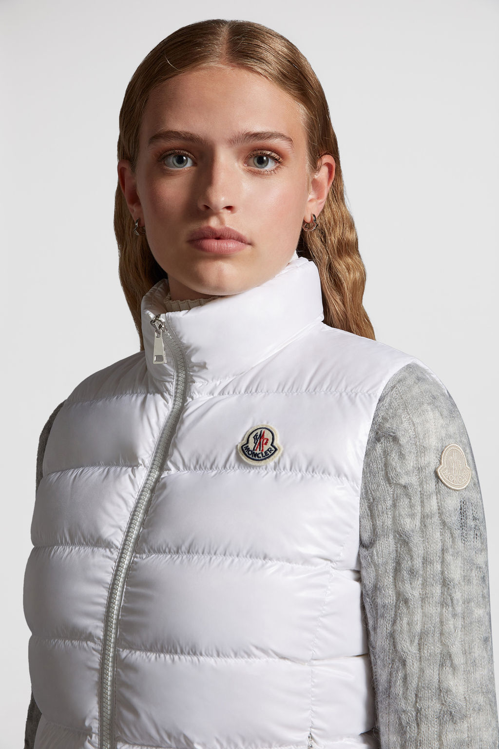 White Ghany Down Gilet - Vests for Women | Moncler IT