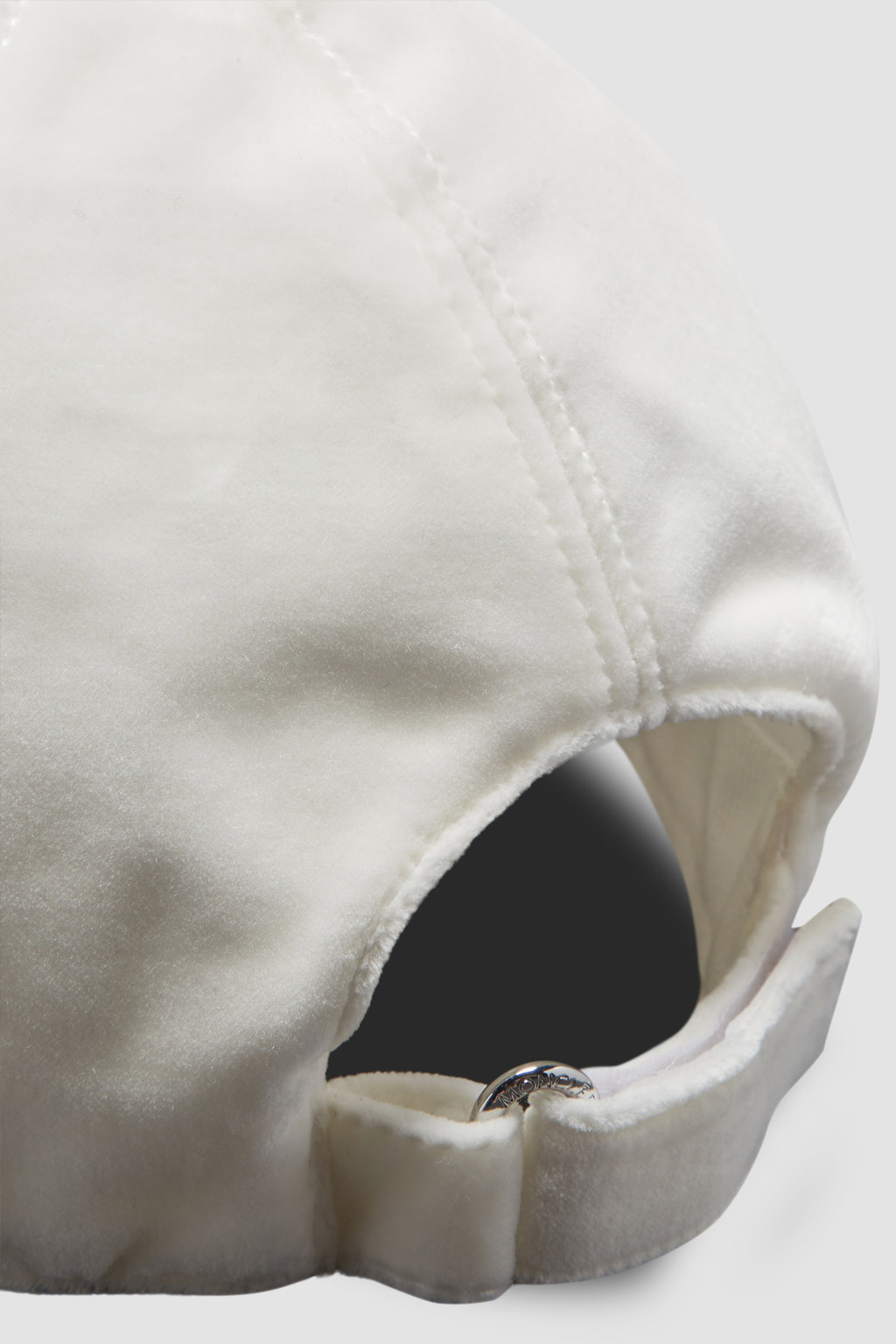 White Velvet Baseball Cap - Hats & Beanies for Women | Moncler NL