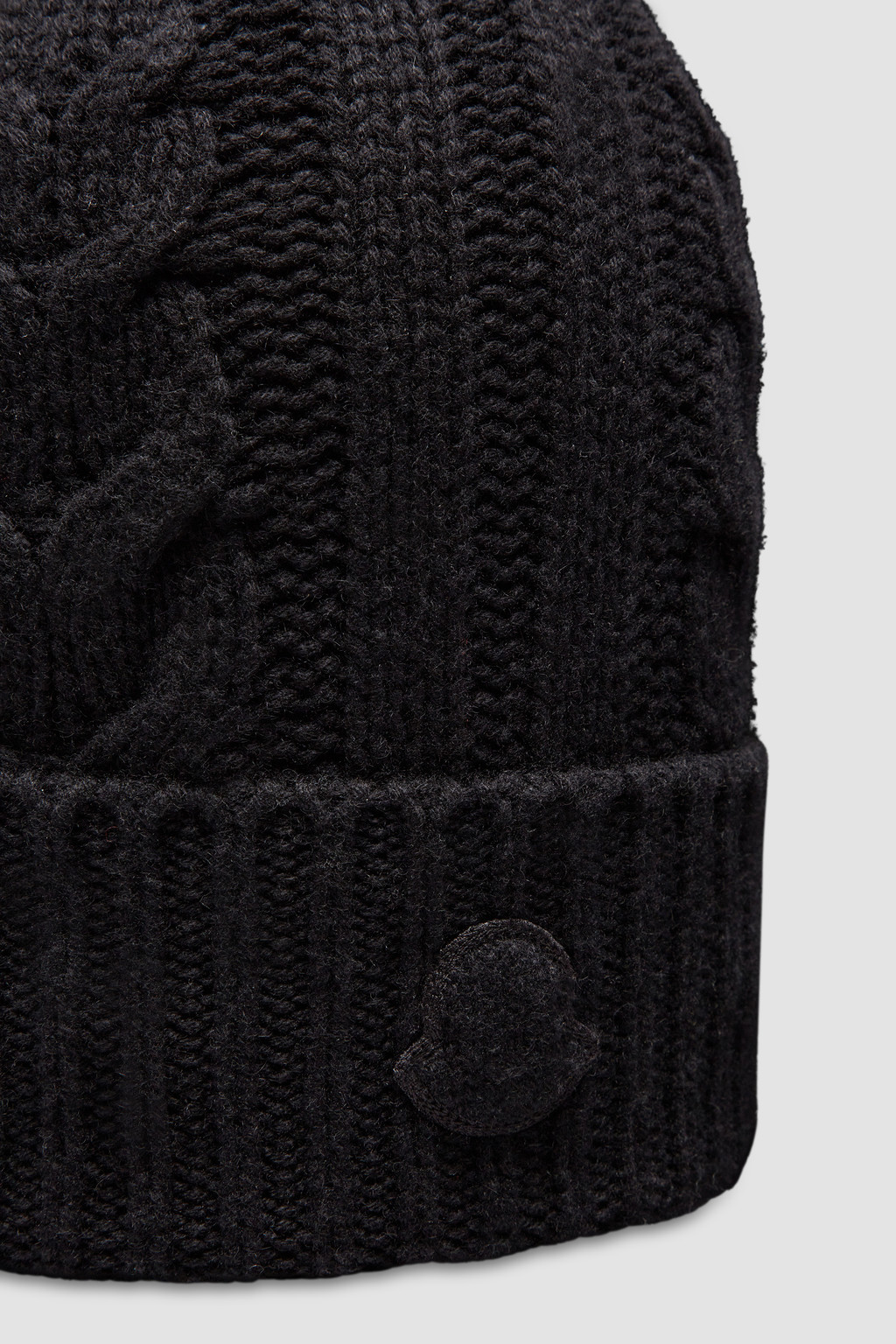 Bonnet en cachemire torsadé Noir - Chapeaux & Bonnets Femme | Moncler FR