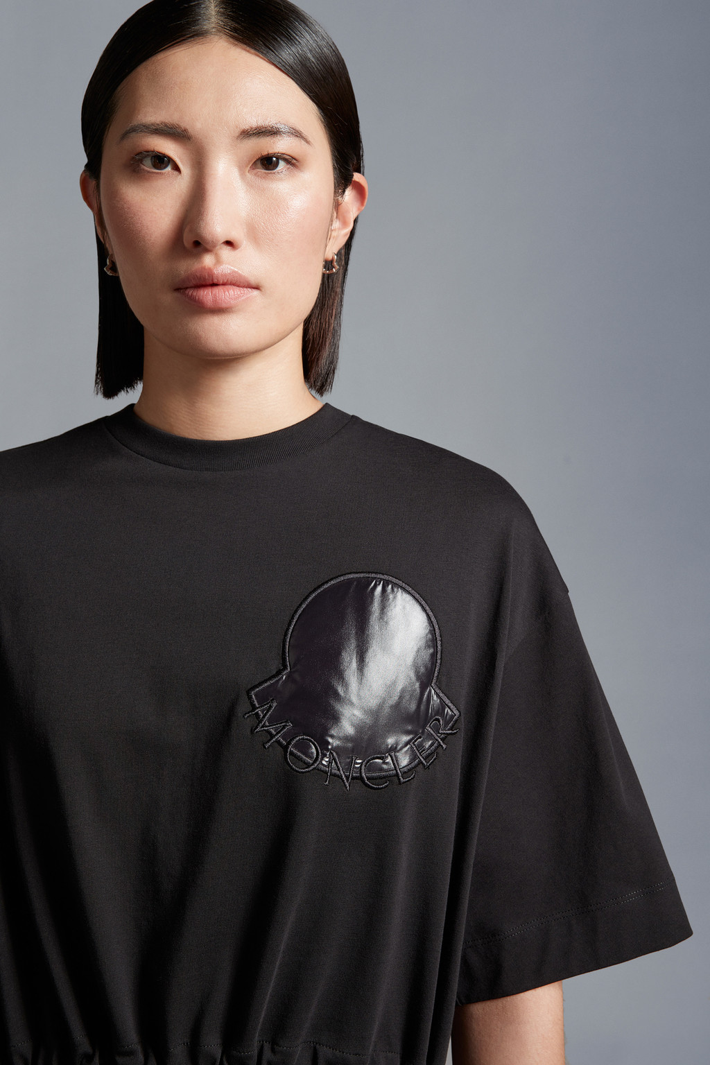 Black Cotton Dress - Dresses for Women | Moncler HR