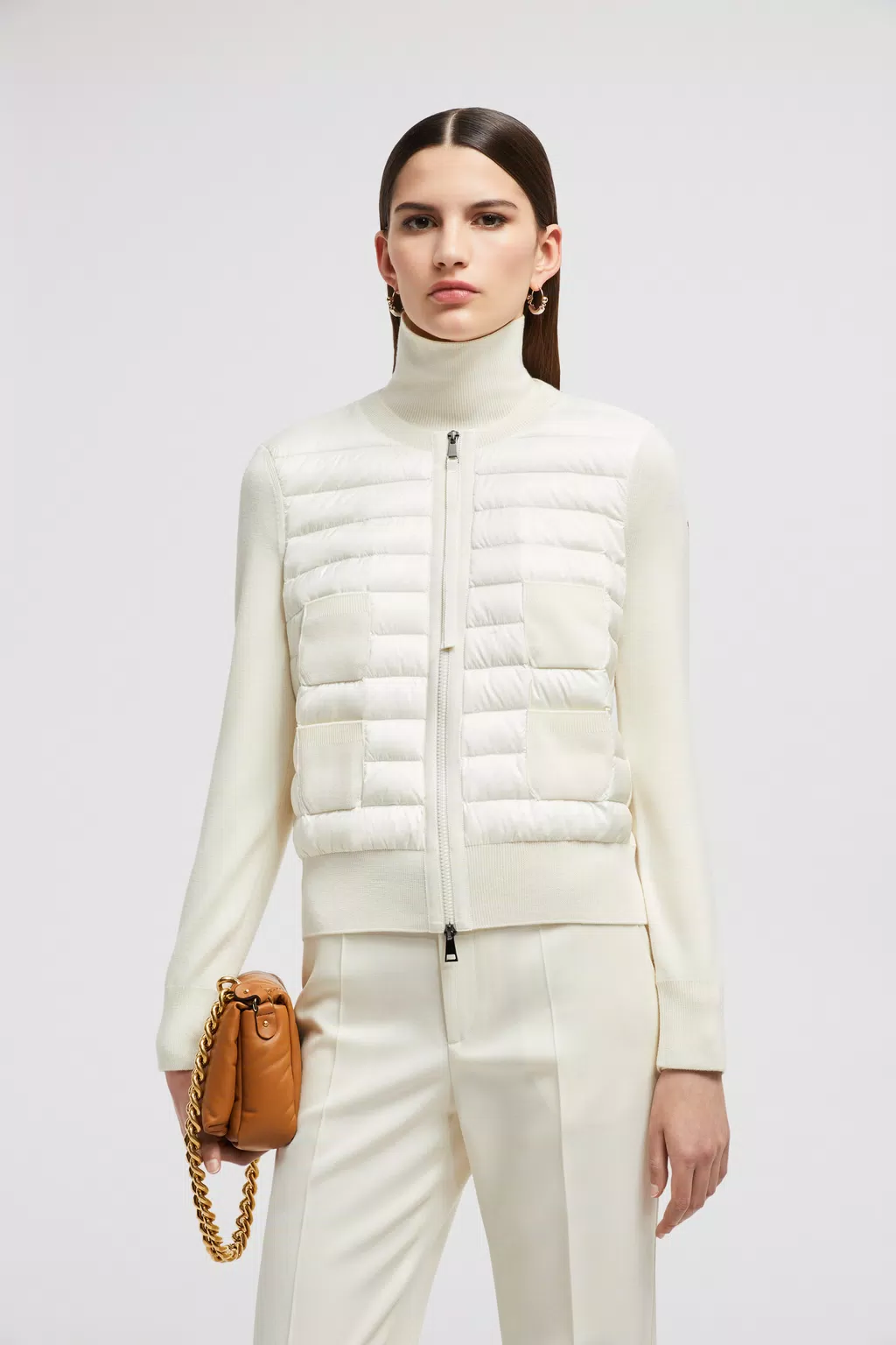 Pull à Col Roulé En Laine Et Mohair Blanc Pulls And Cardigans Femme