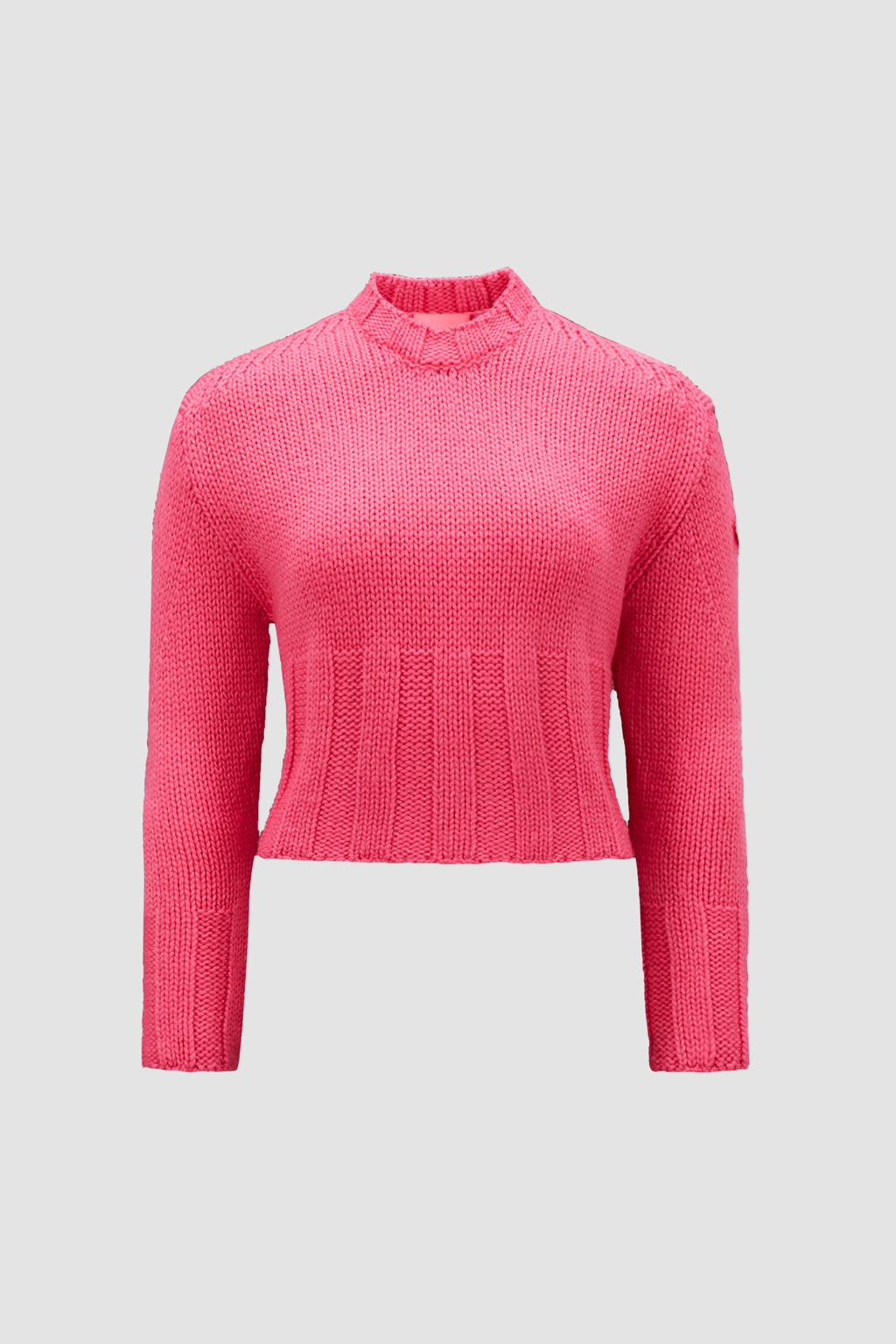 Pink Wool & Silk Jumper - Sweaters & Cardigans for Women | Moncler GB