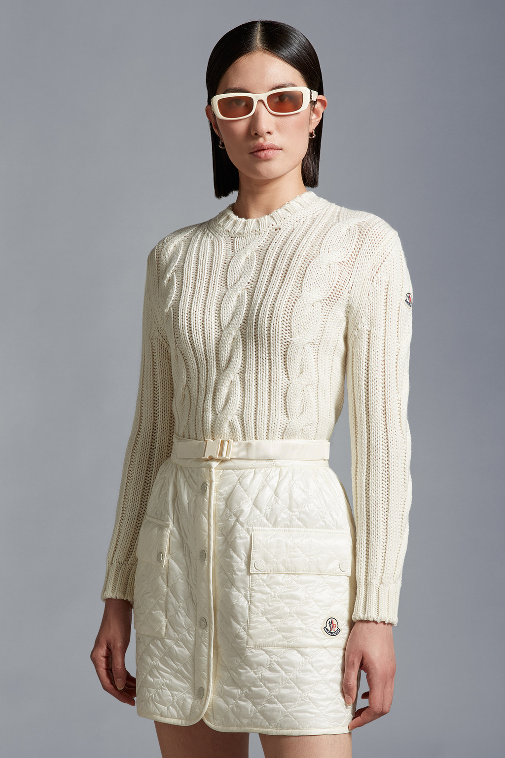 Night Blue Wool Polo Neck Jumper - Sweaters & Cardigans for Women ...