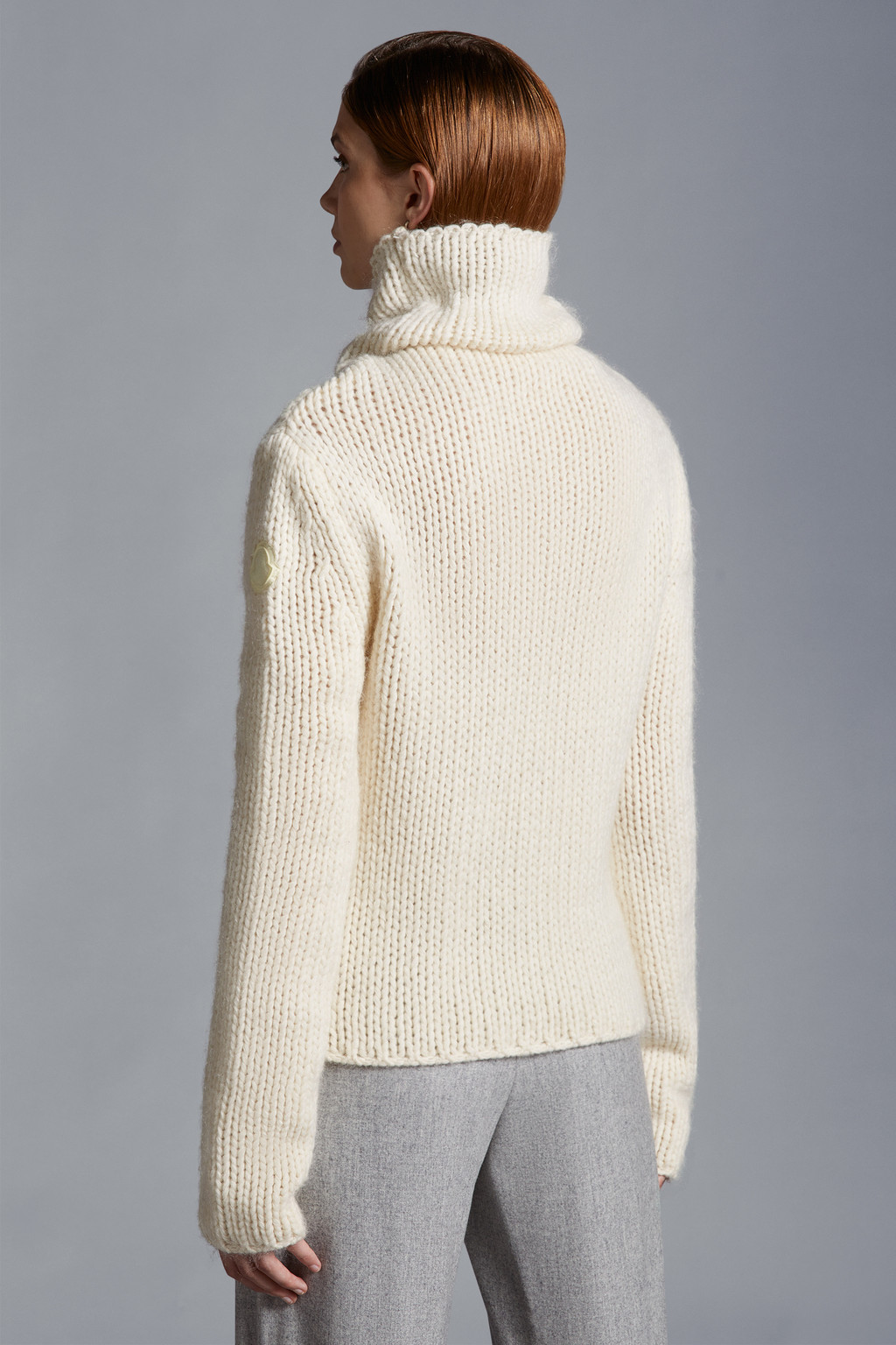 Rollkragenpullover aus Wolle/Mohair Weiß - Pullover & Cardigans für ...