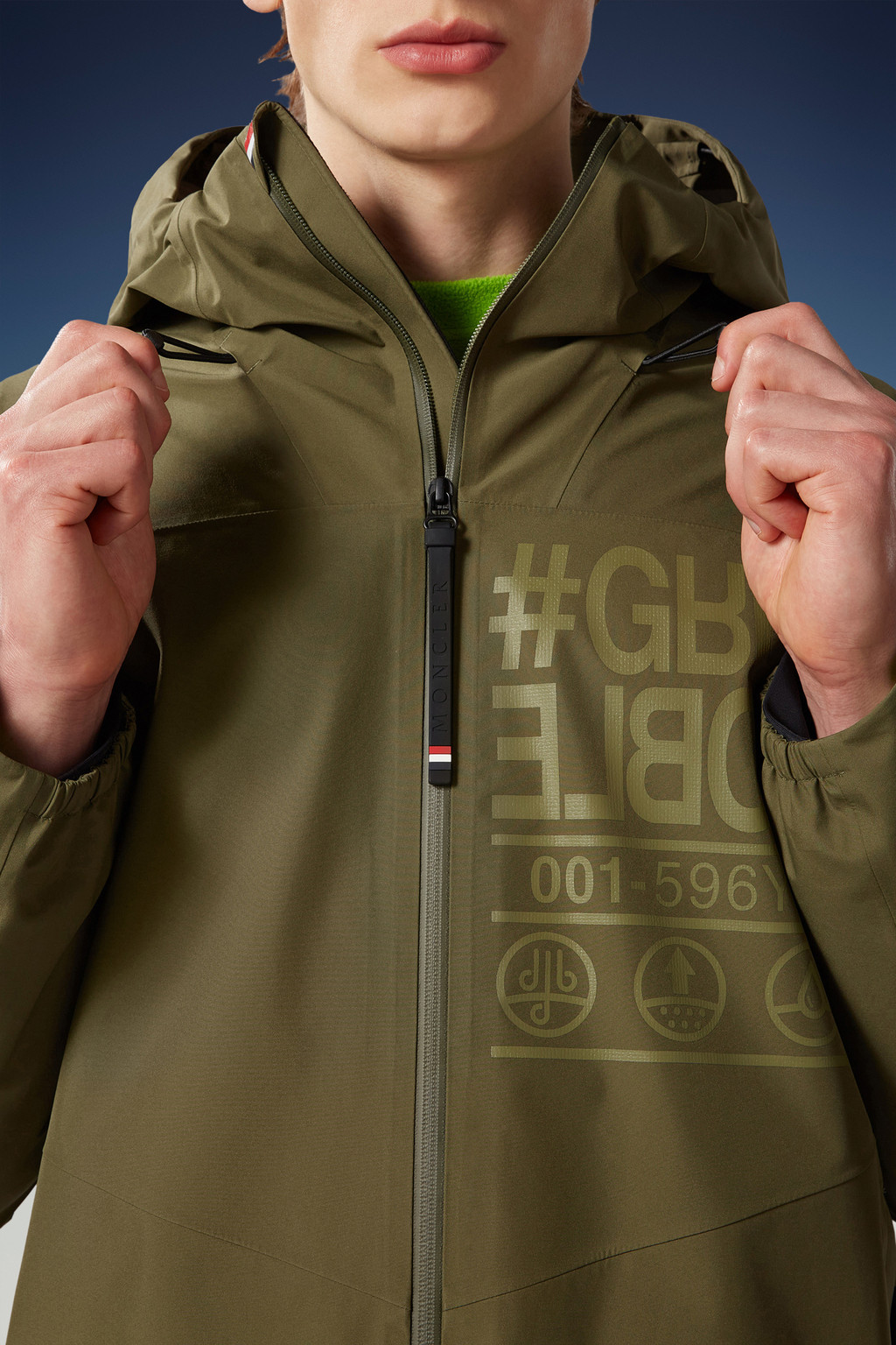 Dark Green Fel Jacket - Windbreakers & Raincoats for Men | Moncler SK