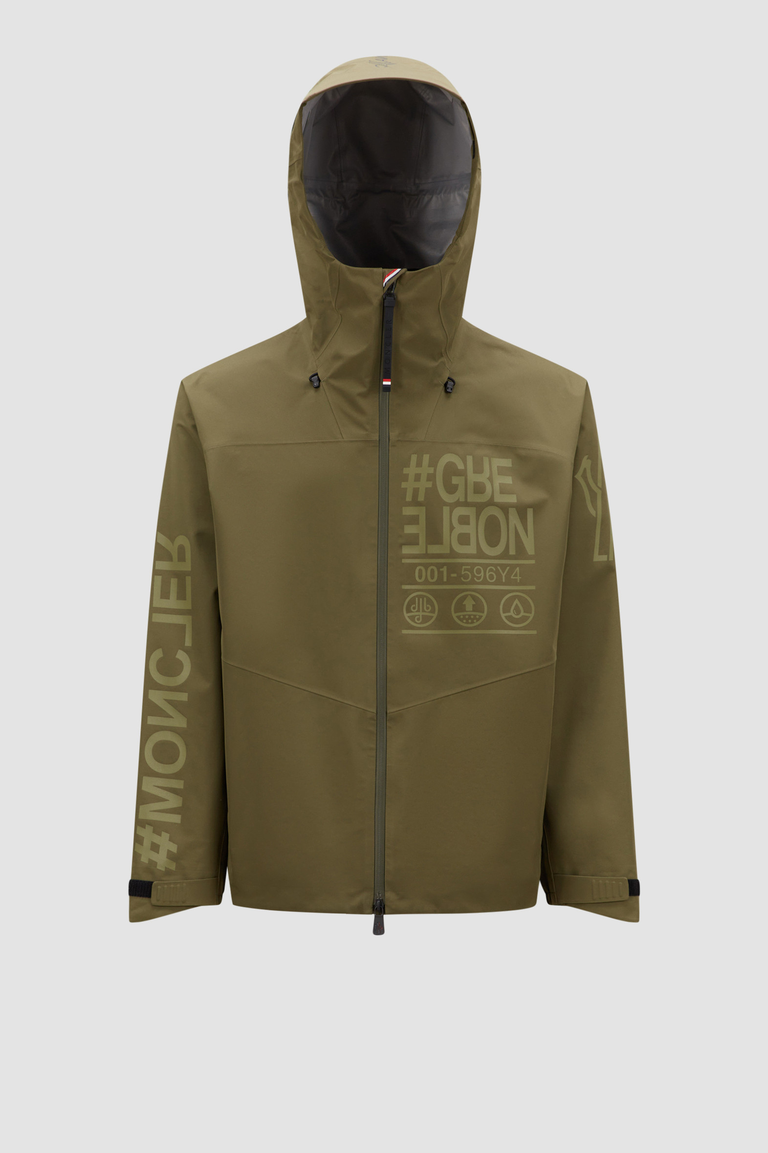 Dark Green Fel Jacket - Windbreakers & Raincoats for Men | Moncler BE