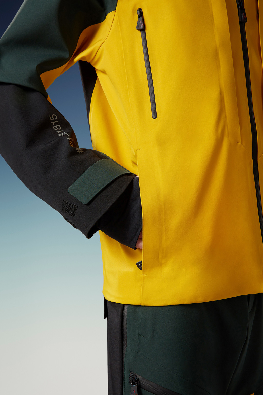 Yellow & Green Brizon Ski Jacket - Windbreakers & Raincoats for Men ...
