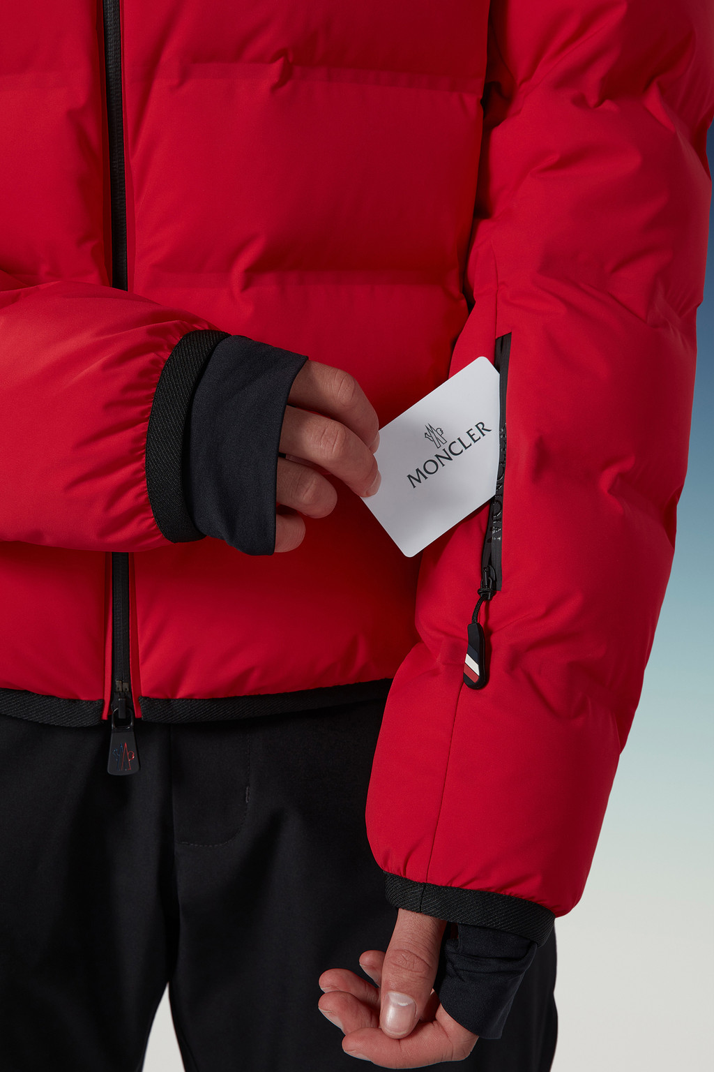 Red Lagorai Short Down Jacket - Short Down Jackets for Men | Moncler IE