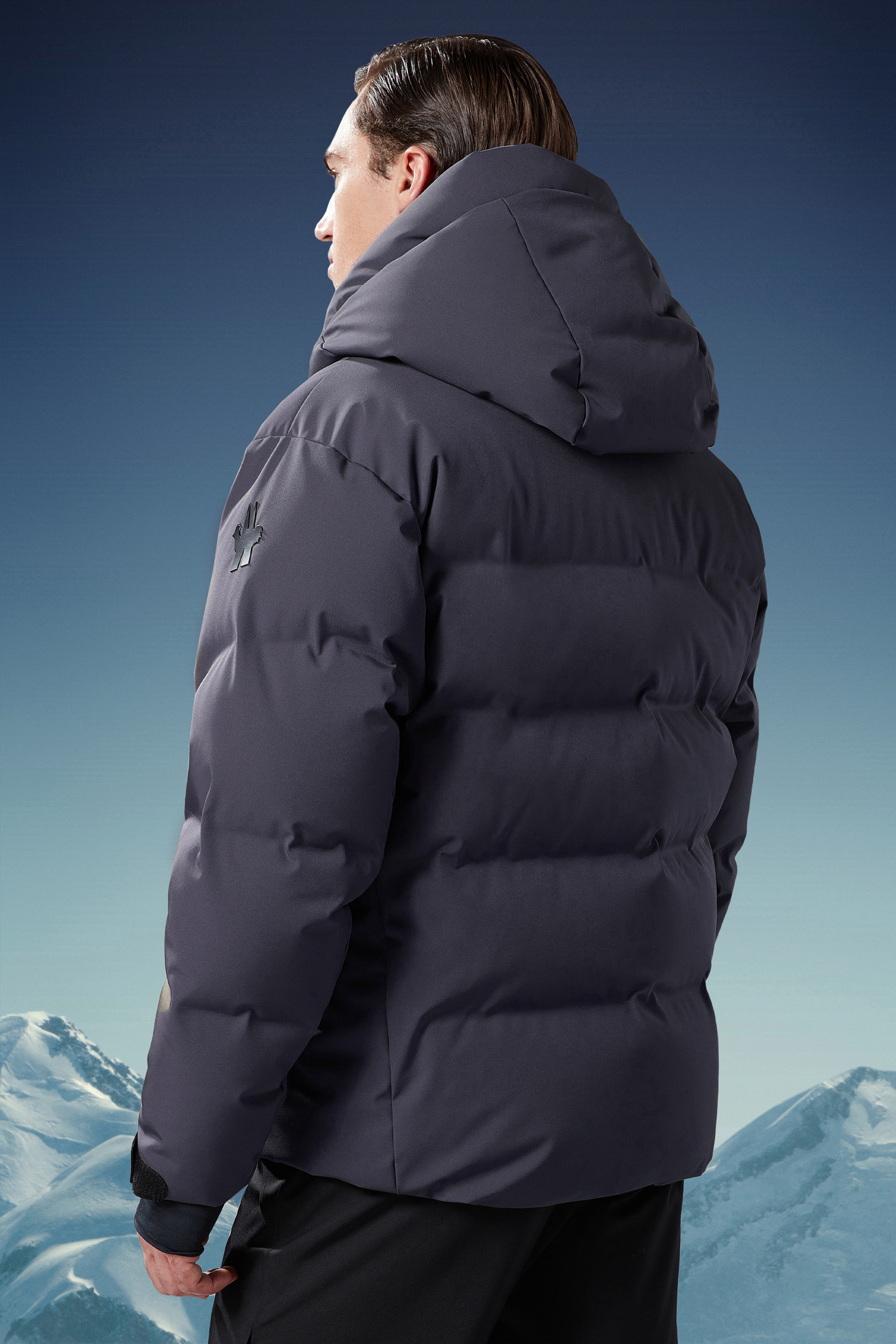 Night Blue Fellberg Short Down Jacket - Short Down Jackets for Men ...