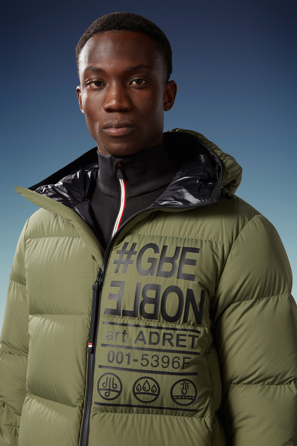 Dark Green Adret Short Down Jacket - Short Down Jackets for Men ...