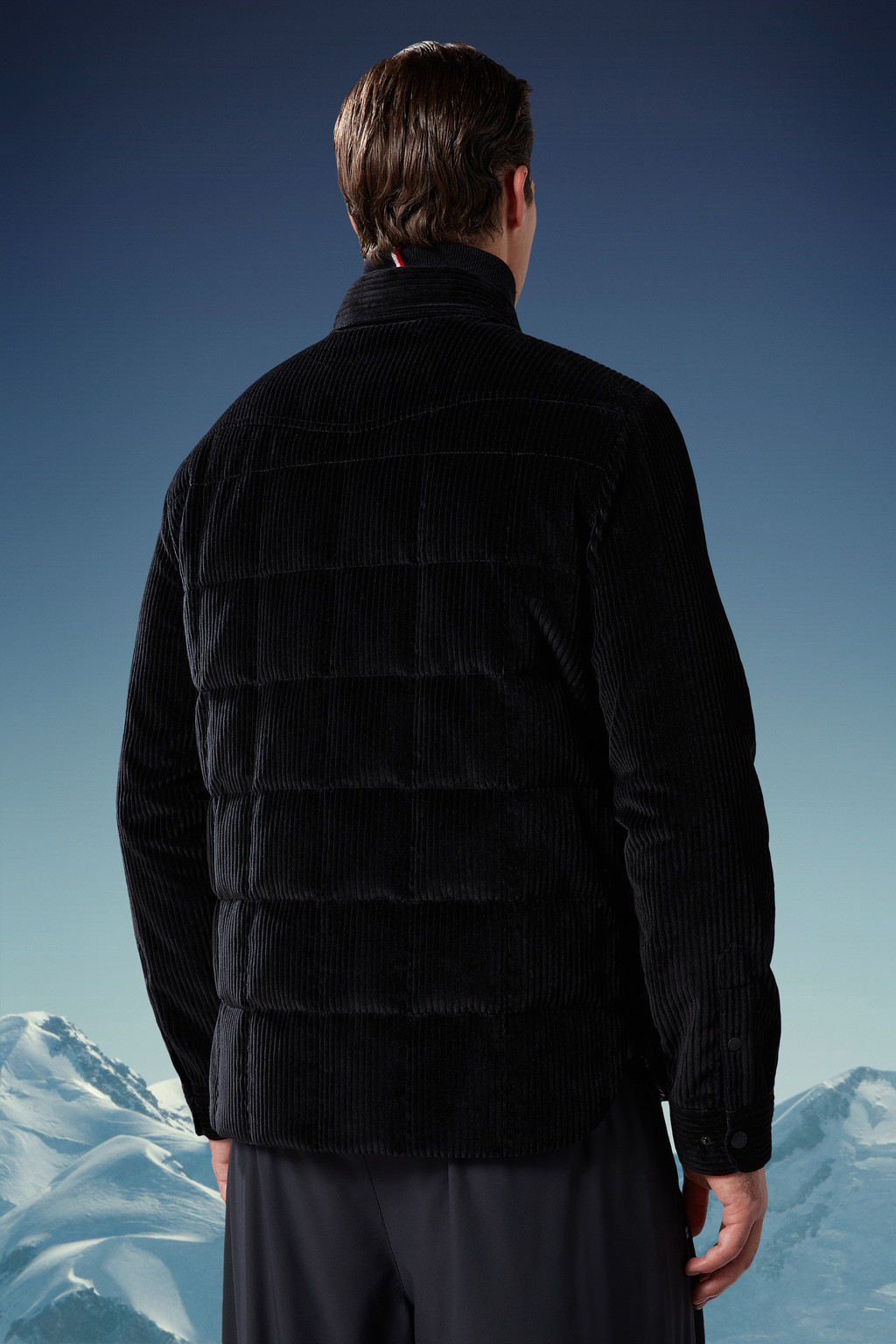 Black Gelt Down Shacket - Short Down Jackets for Men | Moncler CA