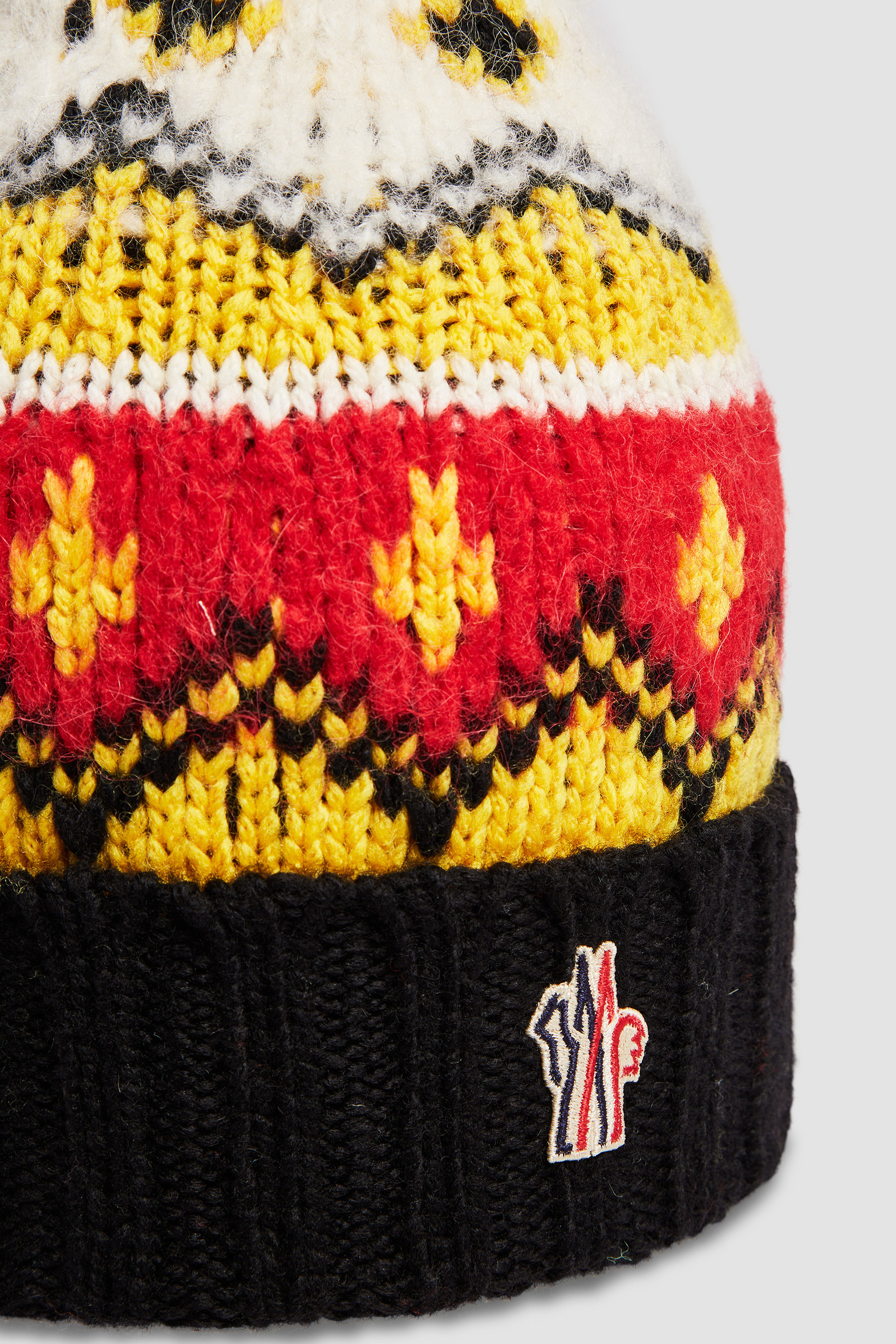 Multicolour Alpaca & Wool Jacquard Beanie - Hats & Beanies for Men ...