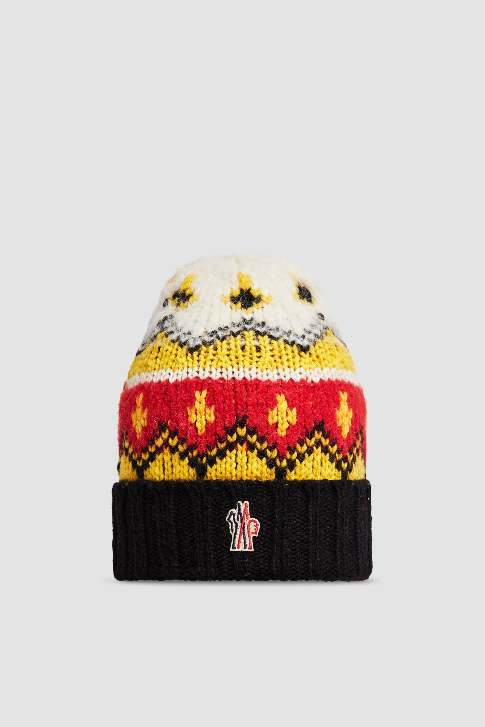 Multicolour Alpaca & Wool Jacquard Beanie - Hats & Beanies for Men ...