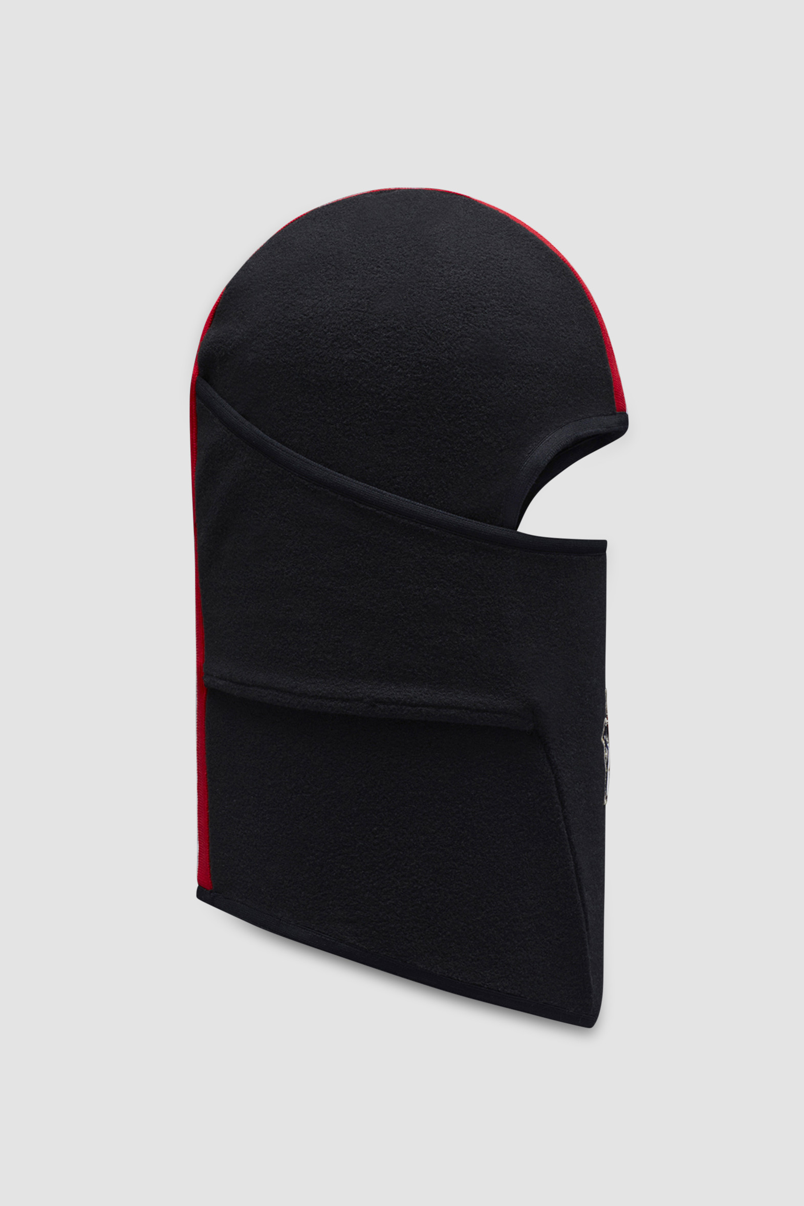 Black Tricolor Fleece Balaclava - Scarves & Gloves for Men | Moncler HR