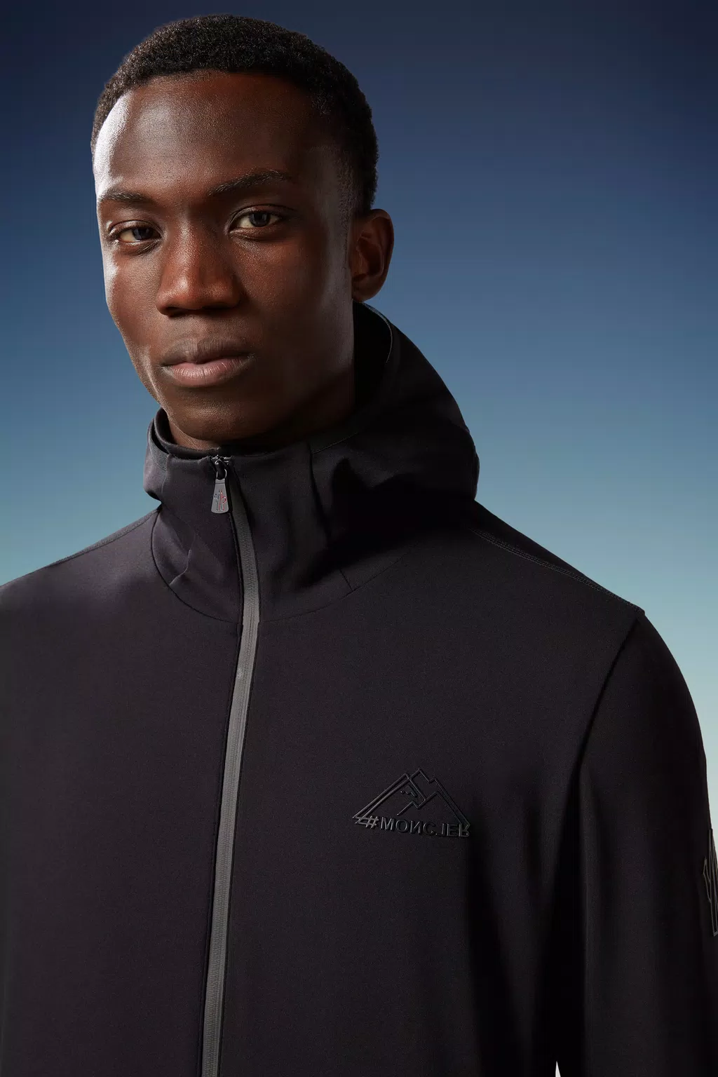 Sudadera Con Capucha Y Cremallera Negro Sudaderas De Hombre Moncler Es