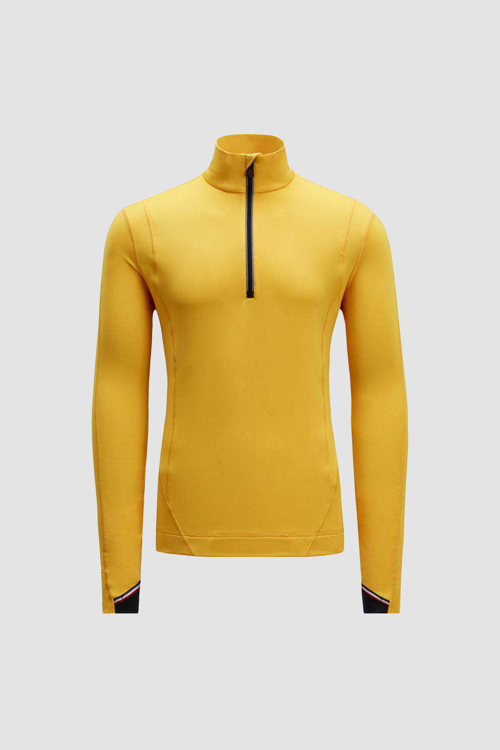 Sunny Yellow Base Layer polo neck - Sweatshirts for Men | Moncler SG
