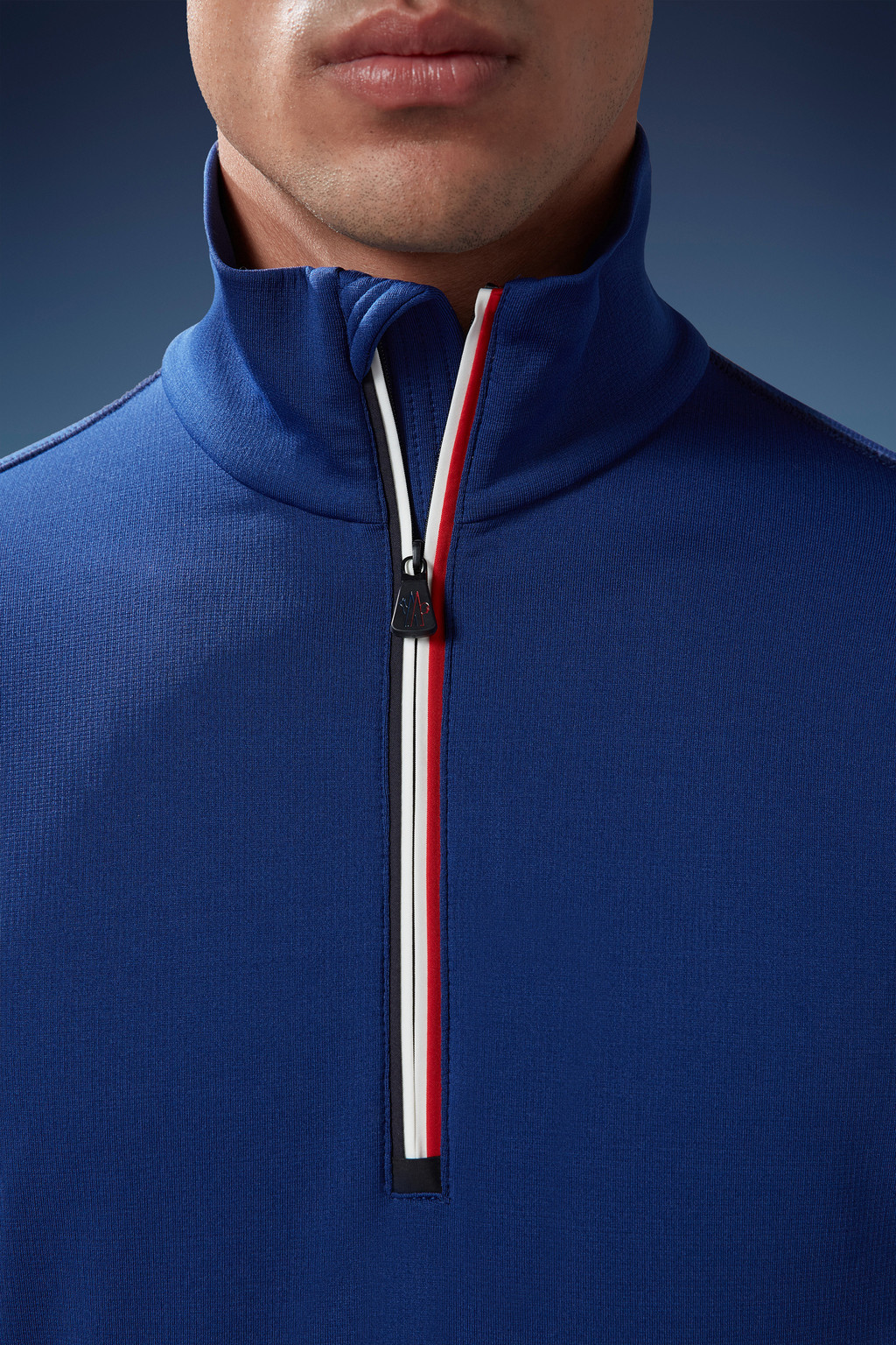 Royal Blue Base Layer polo neck - Sweatshirts for Men | Moncler DE