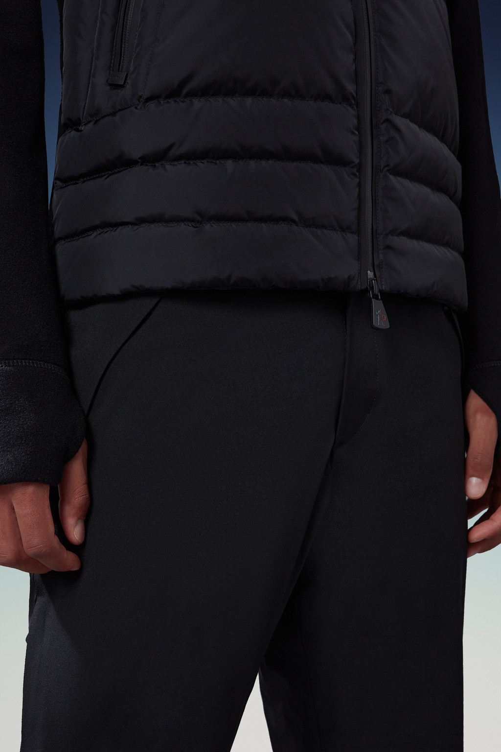 Black Padded Fleece Hoodie - Sweatshirts for Men | Moncler SG